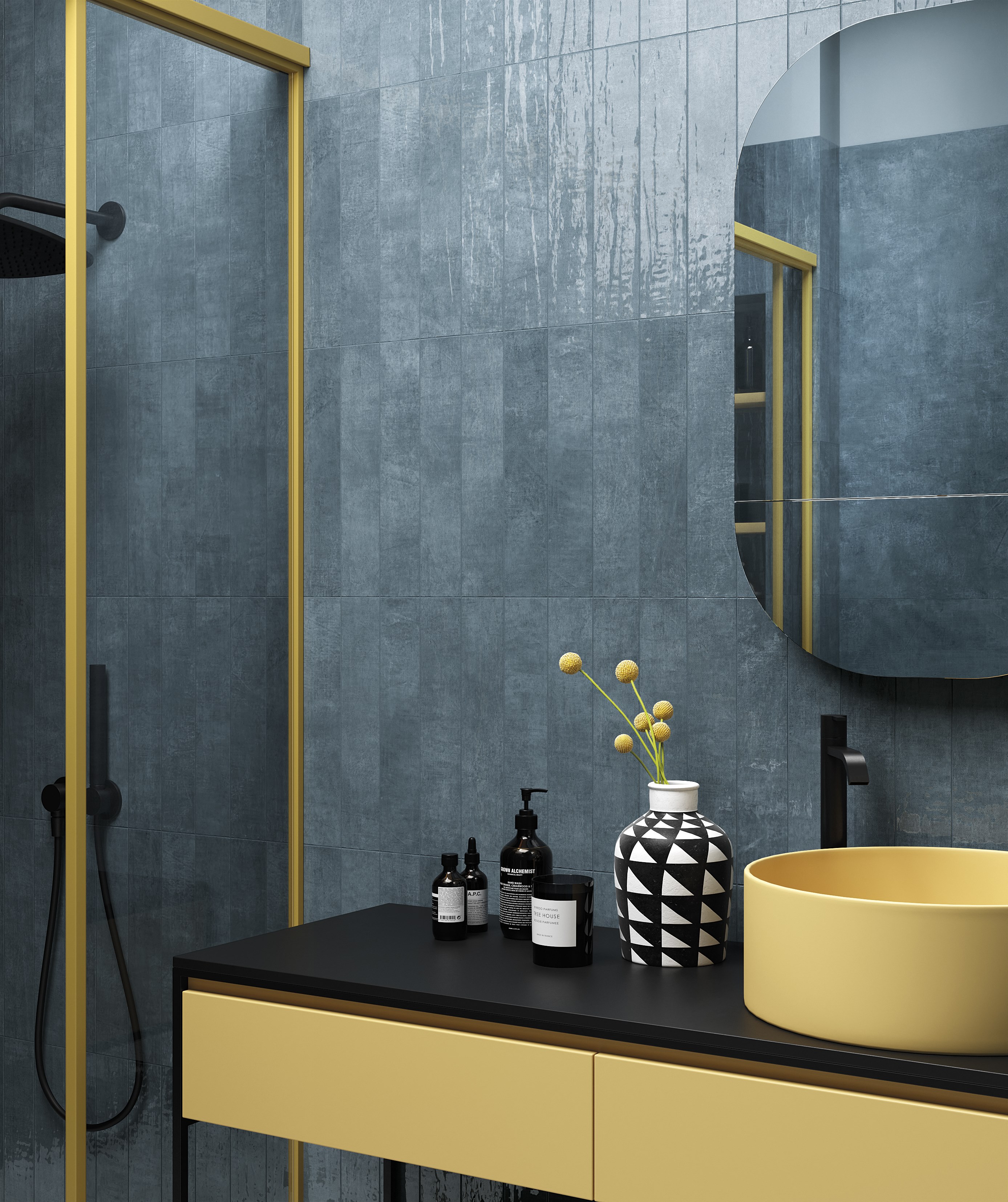 Full-body porcelain stoneware wall/floor tiles COLORFUL By Pastorelli