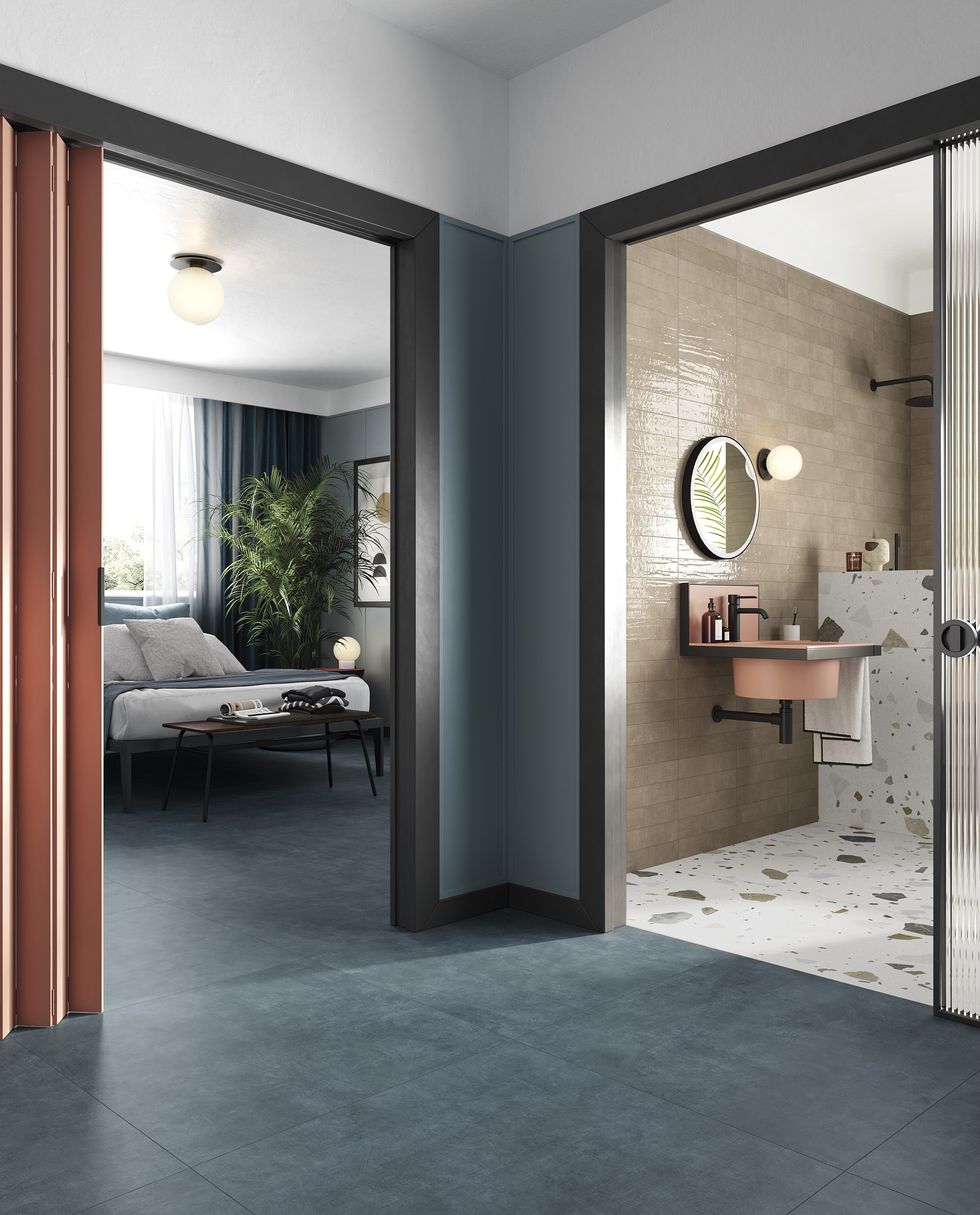 Full-body porcelain stoneware wall/floor tiles COLORFUL By Pastorelli