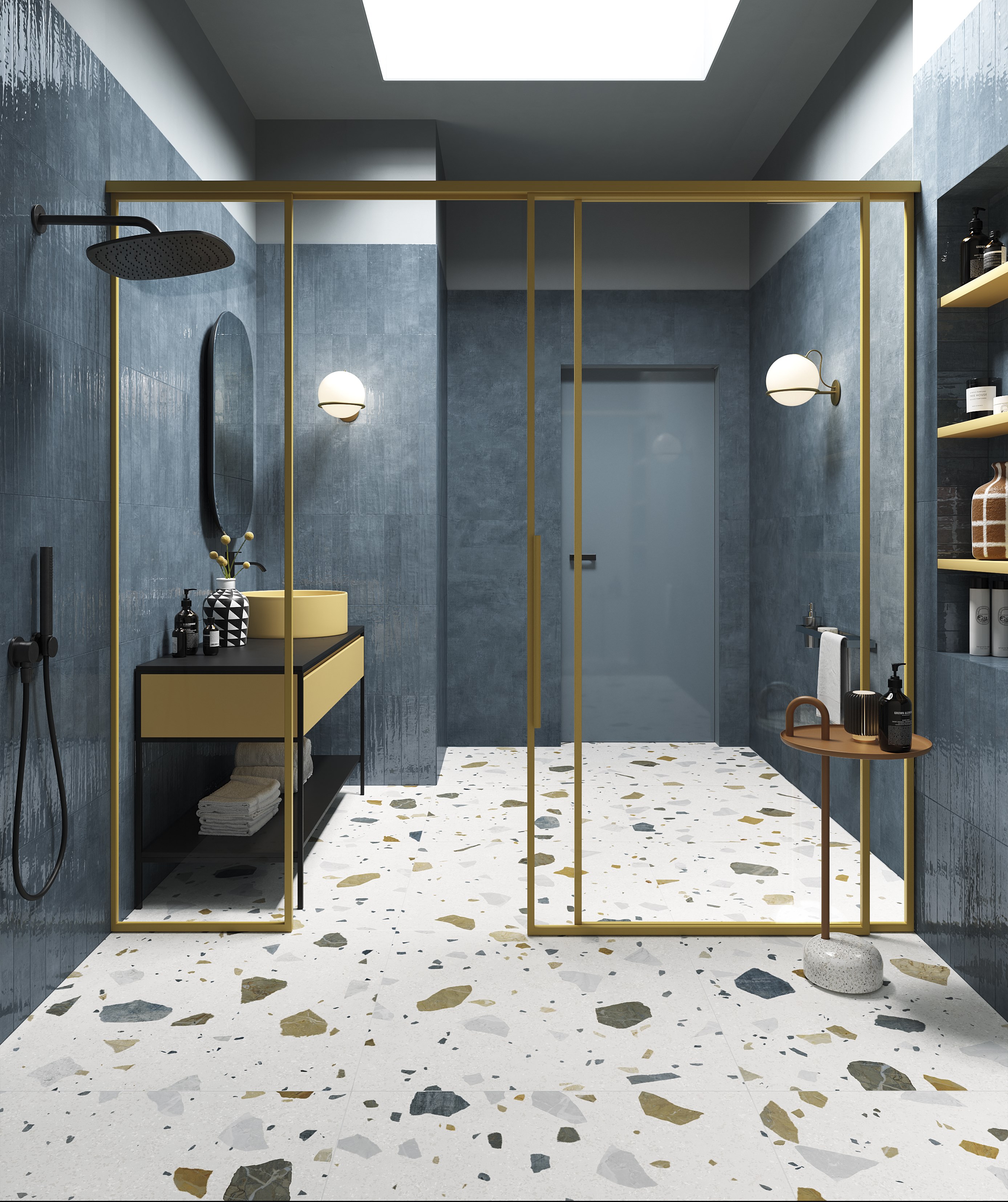 Full-body porcelain stoneware wall/floor tiles COLORFUL By Pastorelli