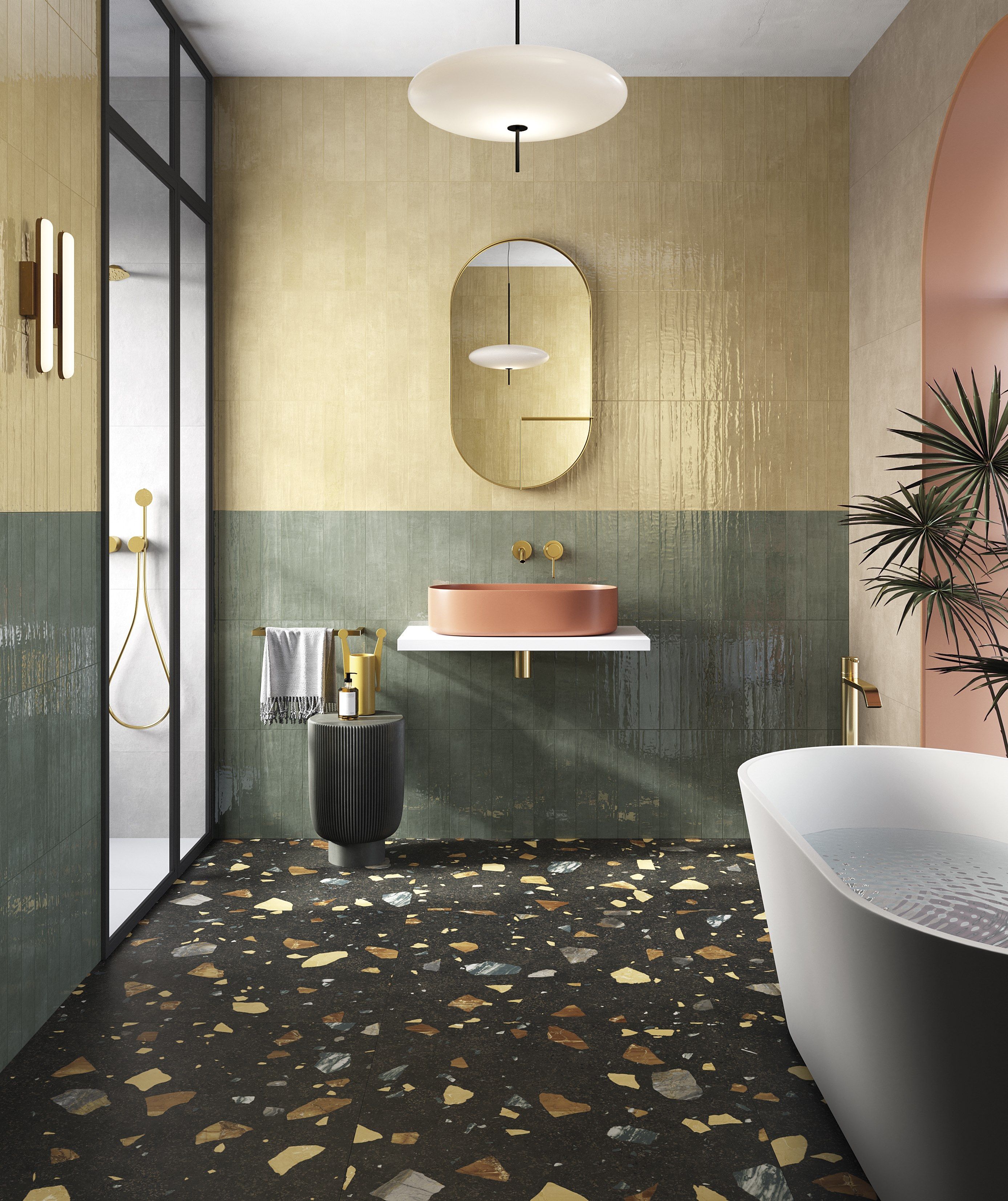 Full-body porcelain stoneware wall/floor tiles COLORFUL By Pastorelli