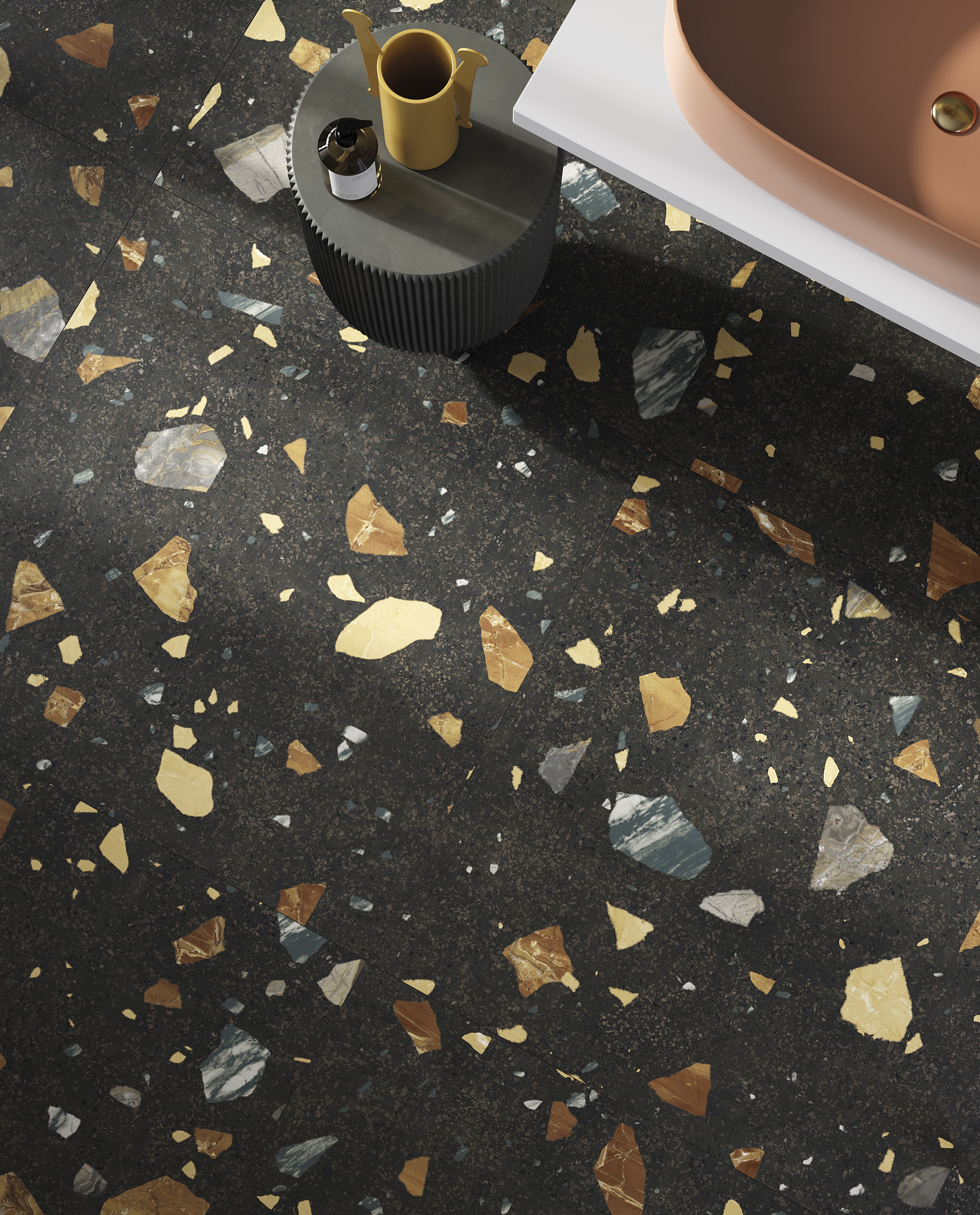 Full-body porcelain stoneware wall/floor tiles COLORFUL By Pastorelli