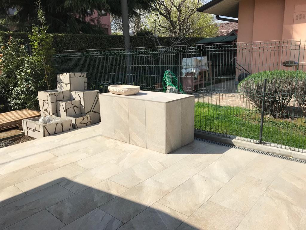 Outdoor floor tiles with stone effect COLOSSEO BARGE Colosseo ...