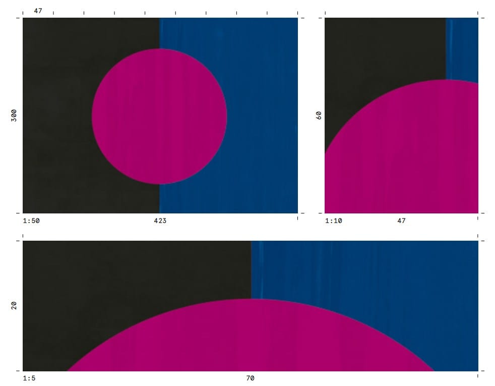 Geometric fire retardant washable wallpaper COLOUR SHAPES Weft ...