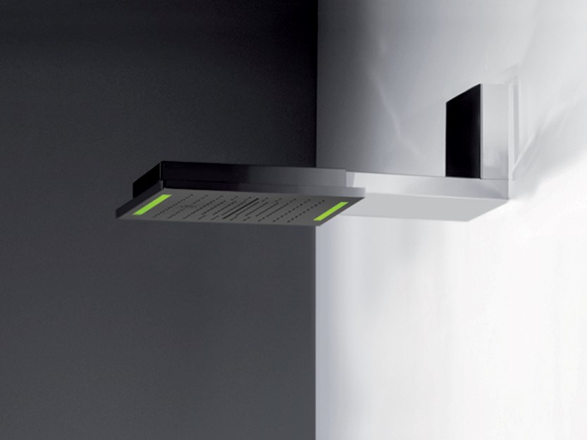 COLOUR | Wall-mounted overhead shower Wall-mounted overhead shower with ...