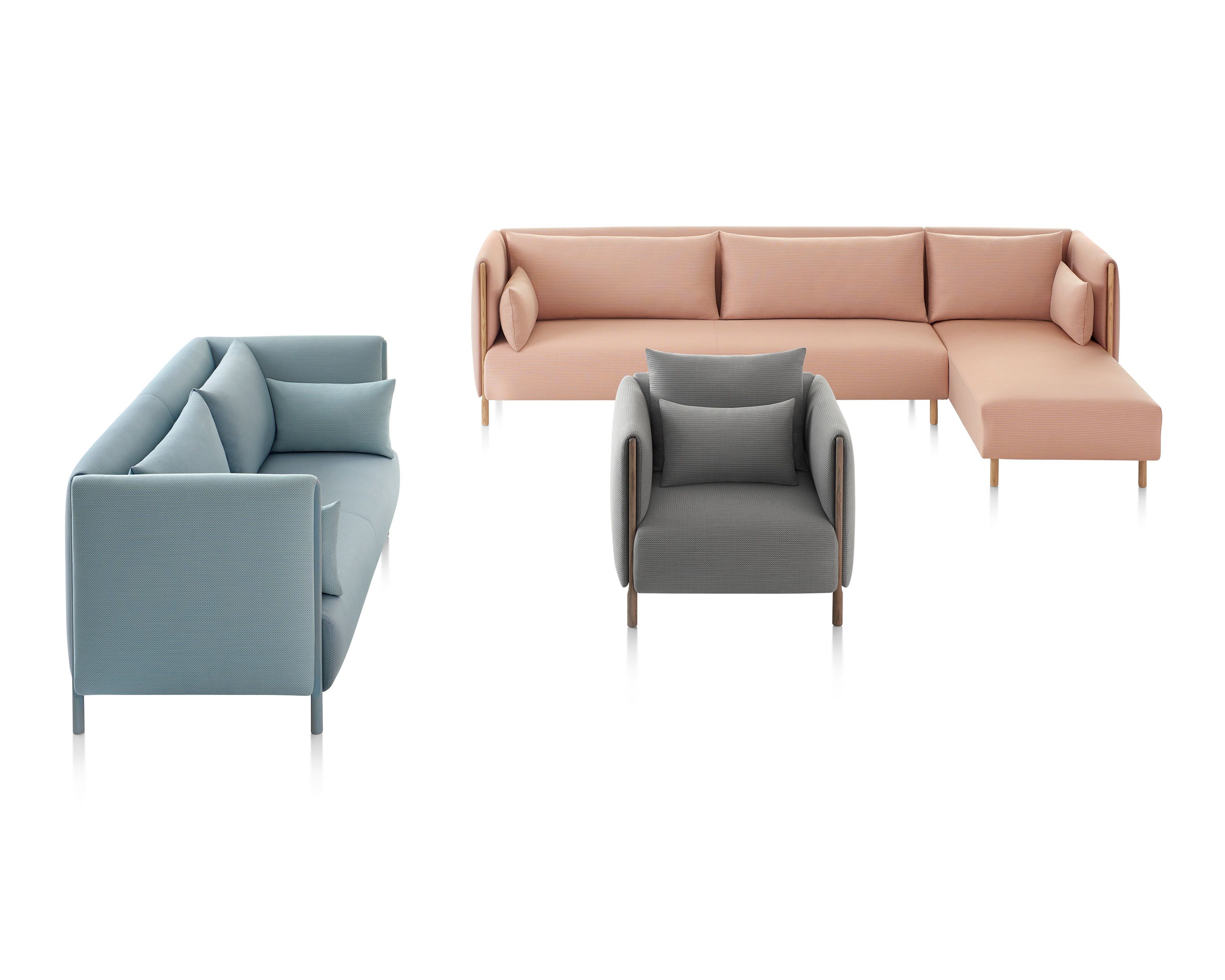 COLOURFORM Fabric armchair with armrests By Herman Miller | design ...