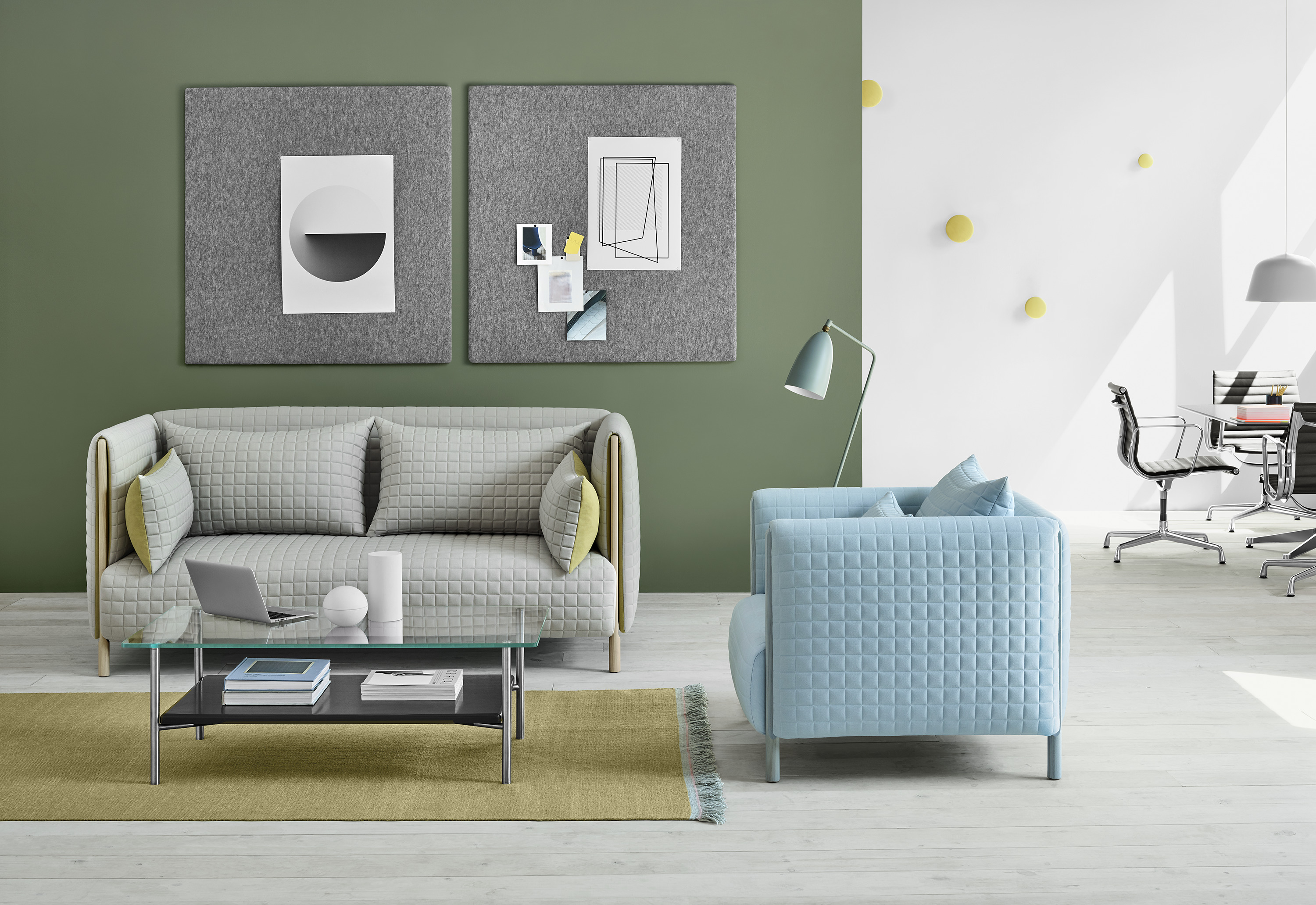 COLOURFORM Fabric armchair with armrests By Herman Miller | design ...