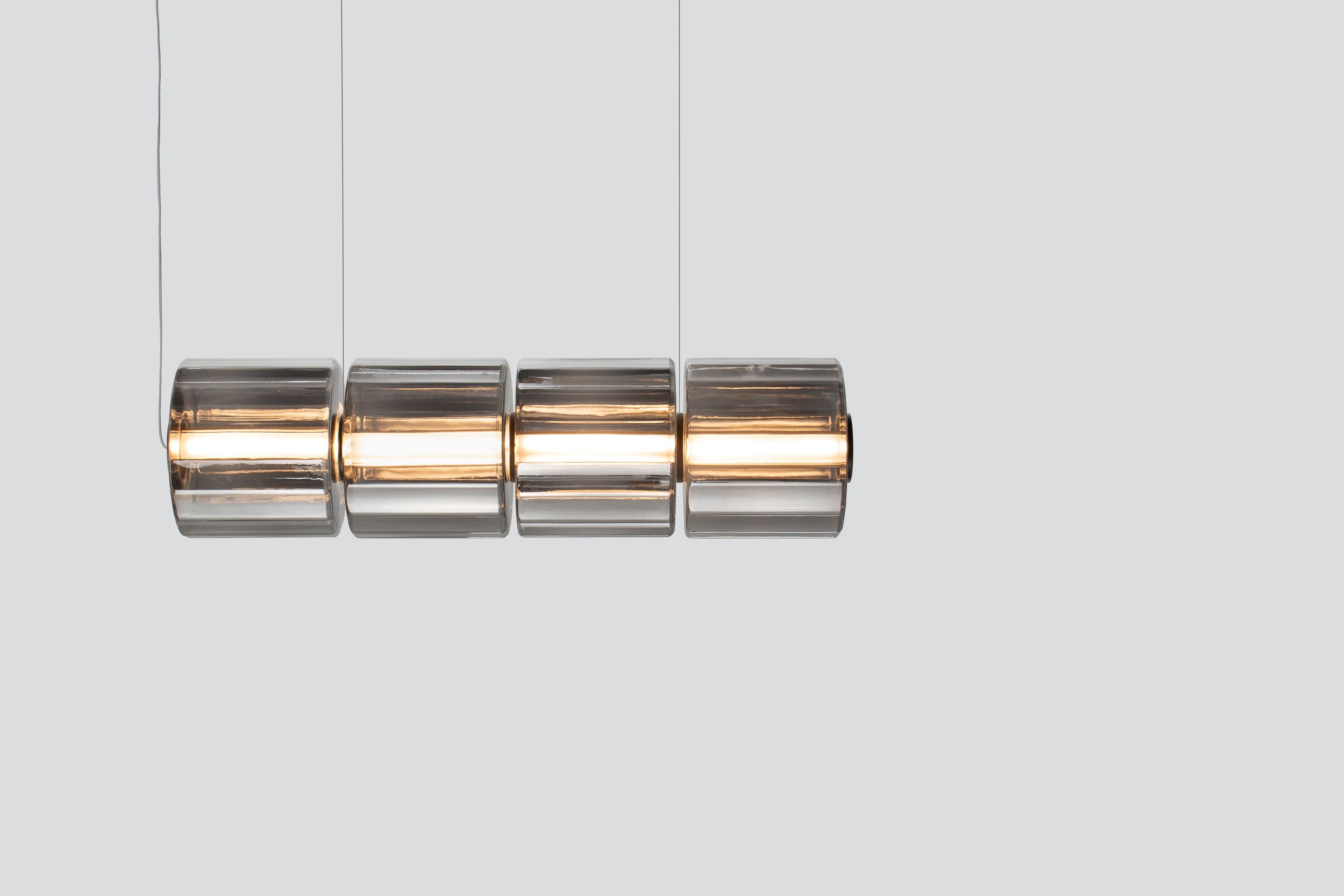 COLUMN 300 HORIZONTAL Pendant lamp By A-N-D | design Lukas Peet