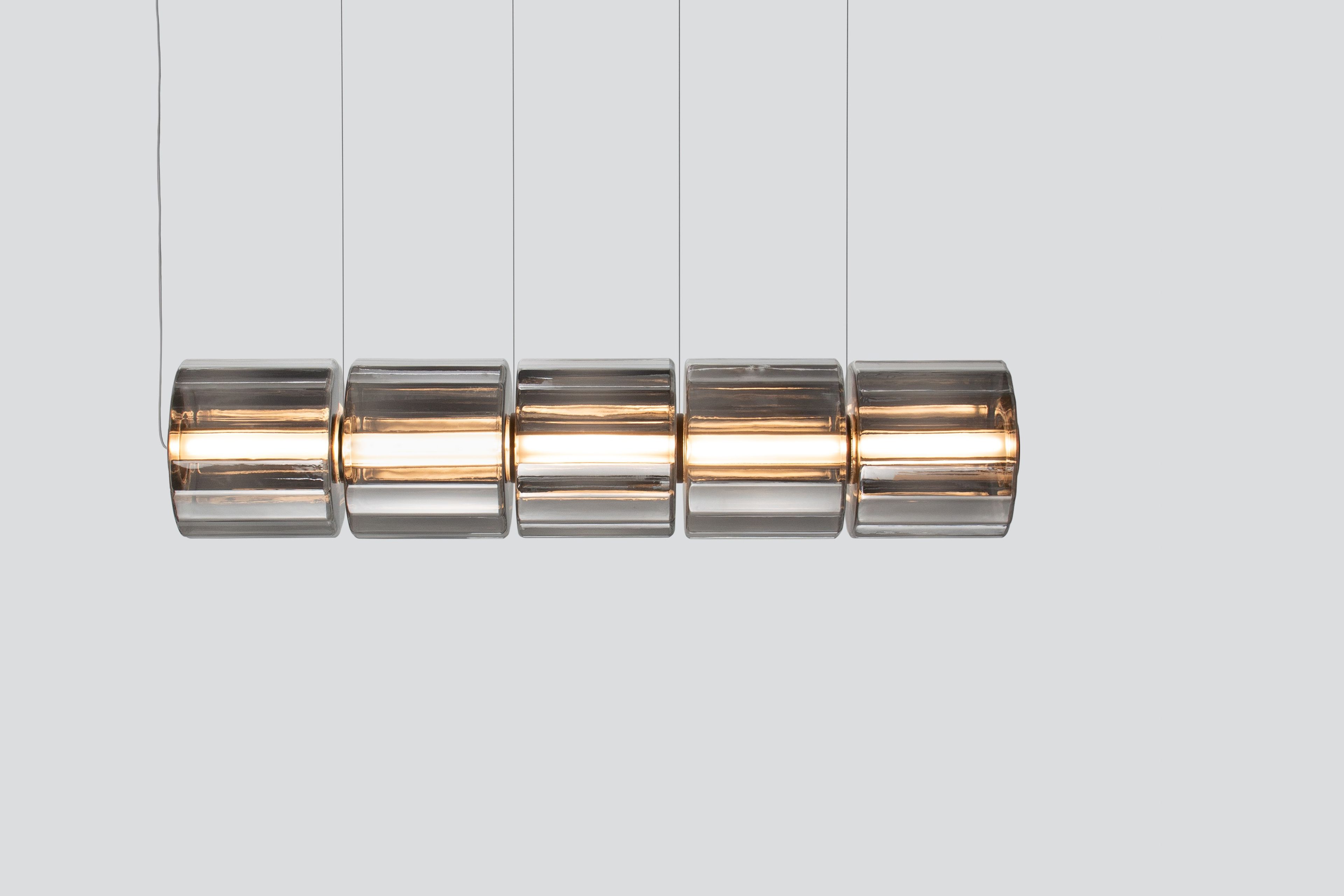 COLUMN 300 HORIZONTAL Pendant lamp By A-N-D | design Lukas Peet