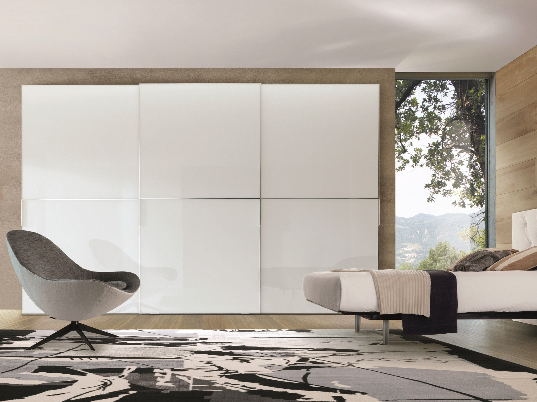 Wardrobe with sliding doors COMBI SYSTEM Z311 By Zalf