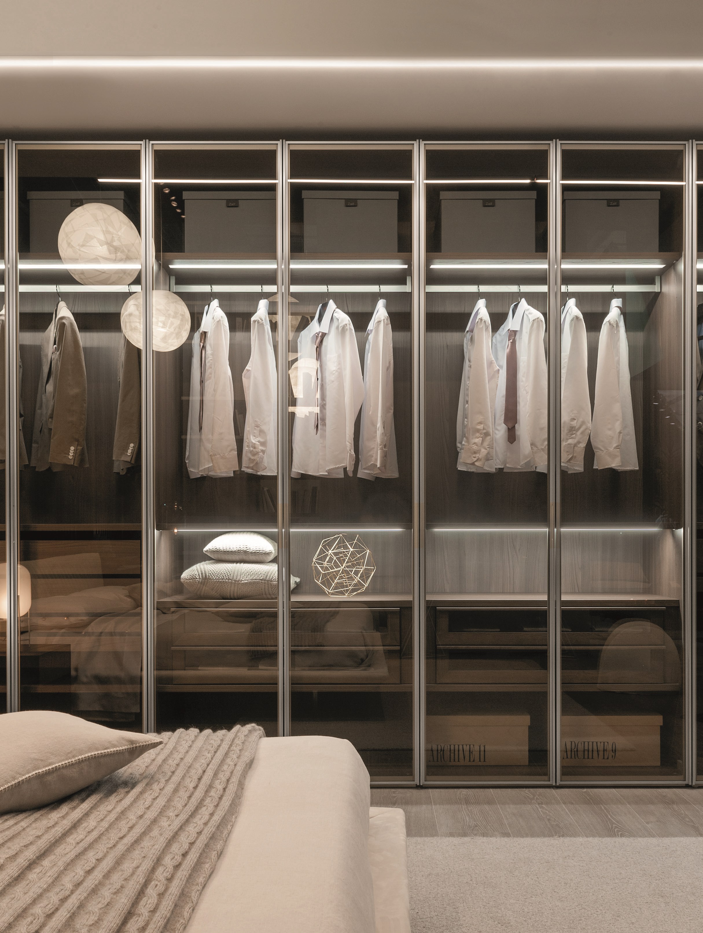 Sectional wardrobe COMBI SYSTEM Z598 By Zalf