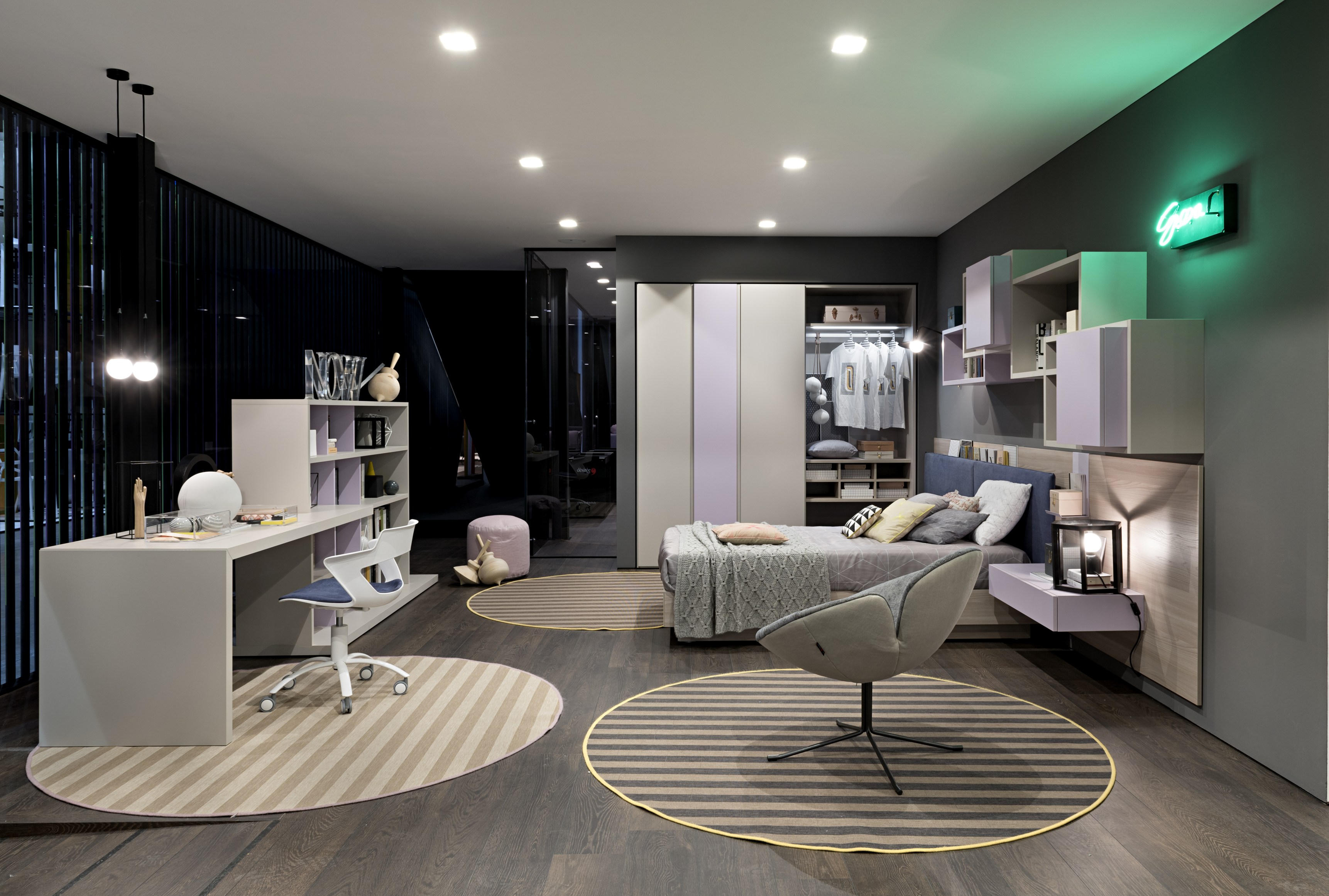 Wardrobe with folding doors COMBI SYSTEM Z662 By Zalf