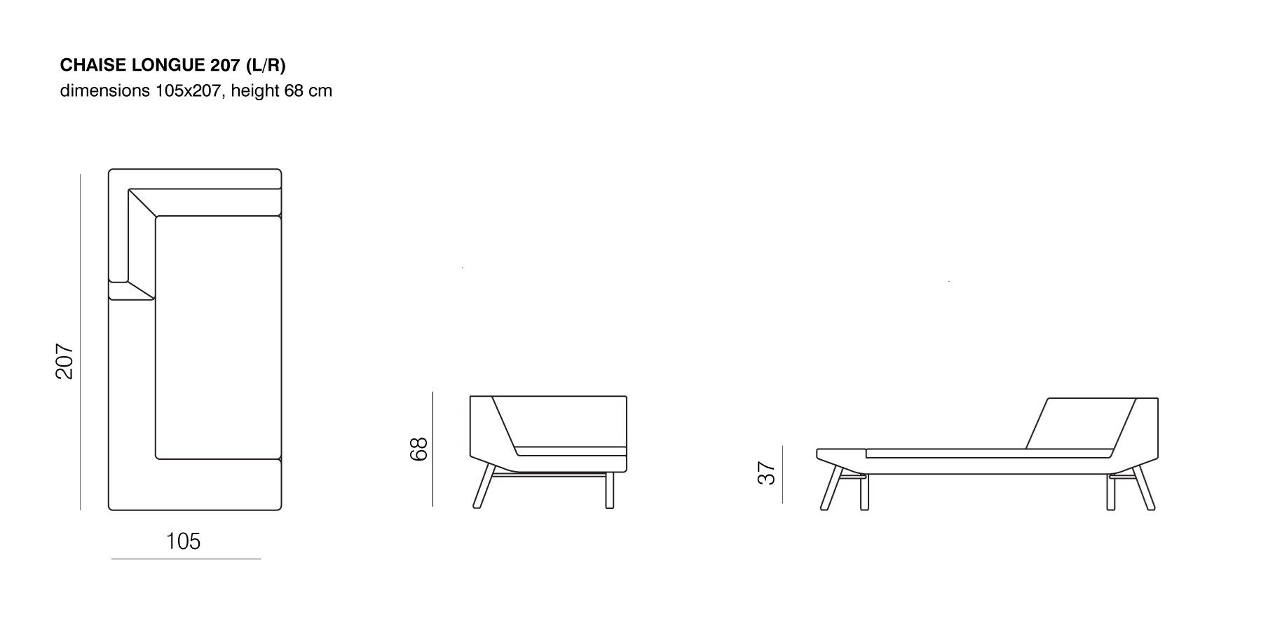 COMBINE Fabric day bed with removable cover By Prostoria | design Numen / For Use