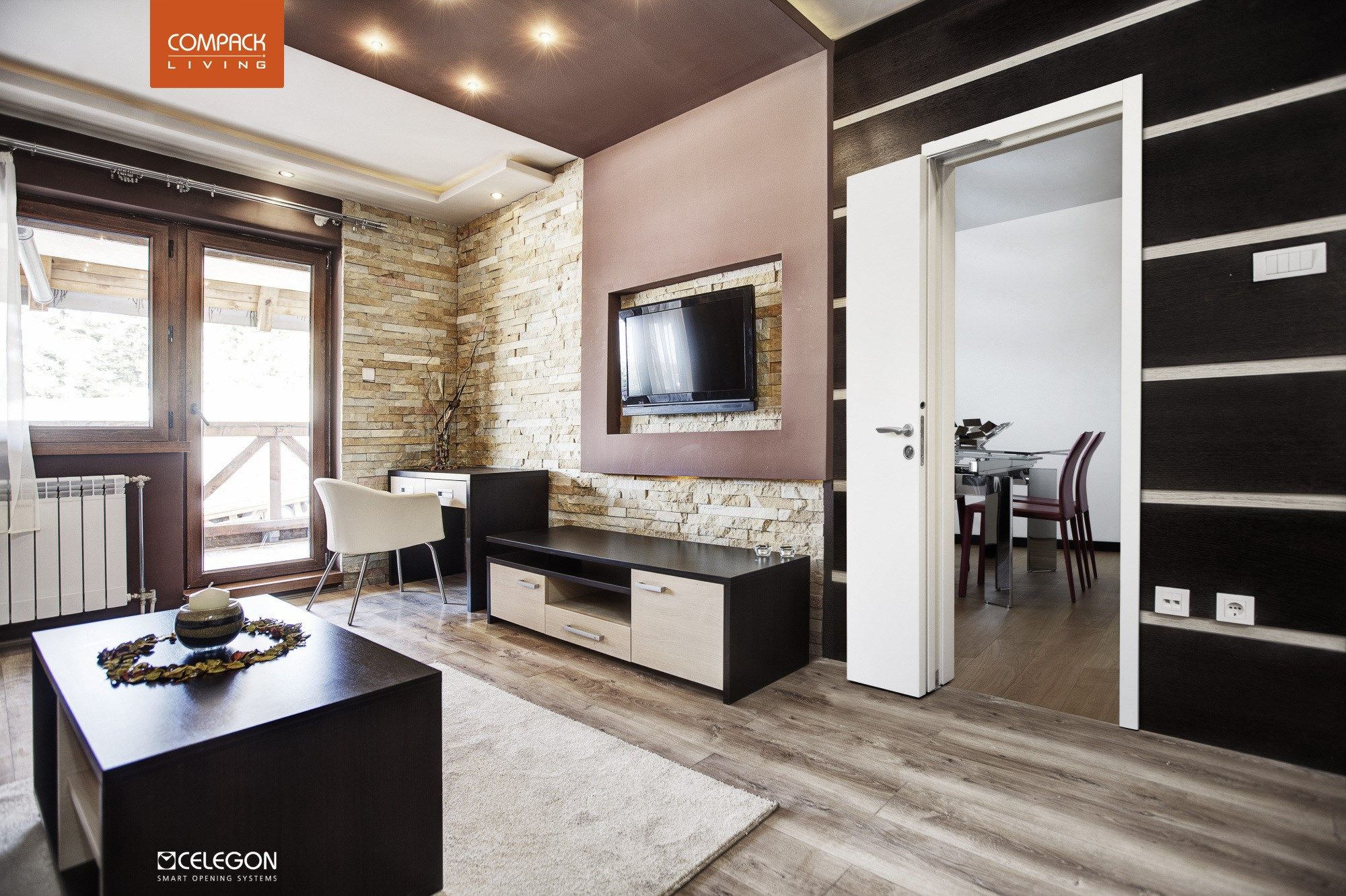 COMPACK LIVING® 180 Ferragem para portas By CELEGON | design CELEGON