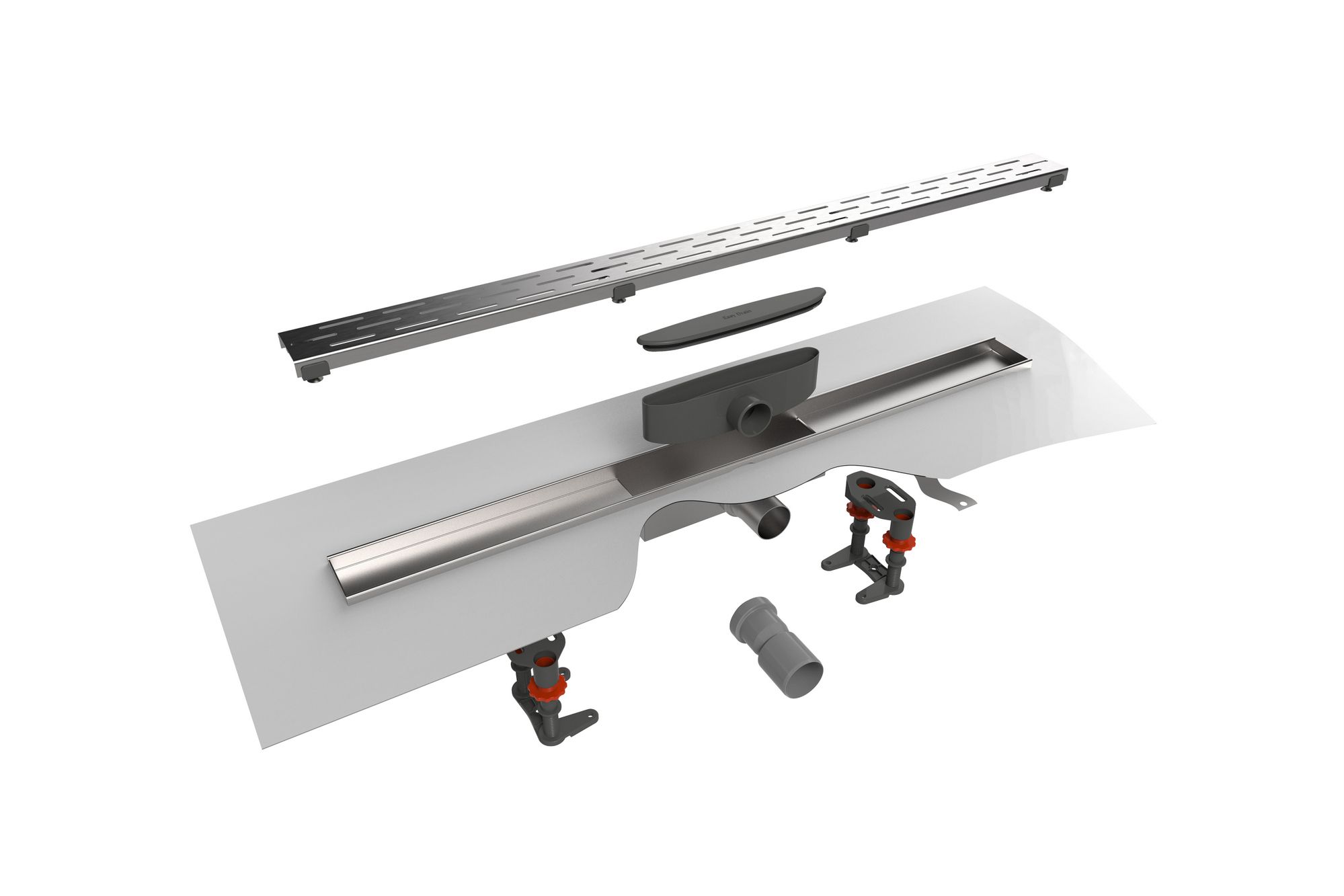 Stainless steel shower channel COMPACT FF By ESS Easy Drain