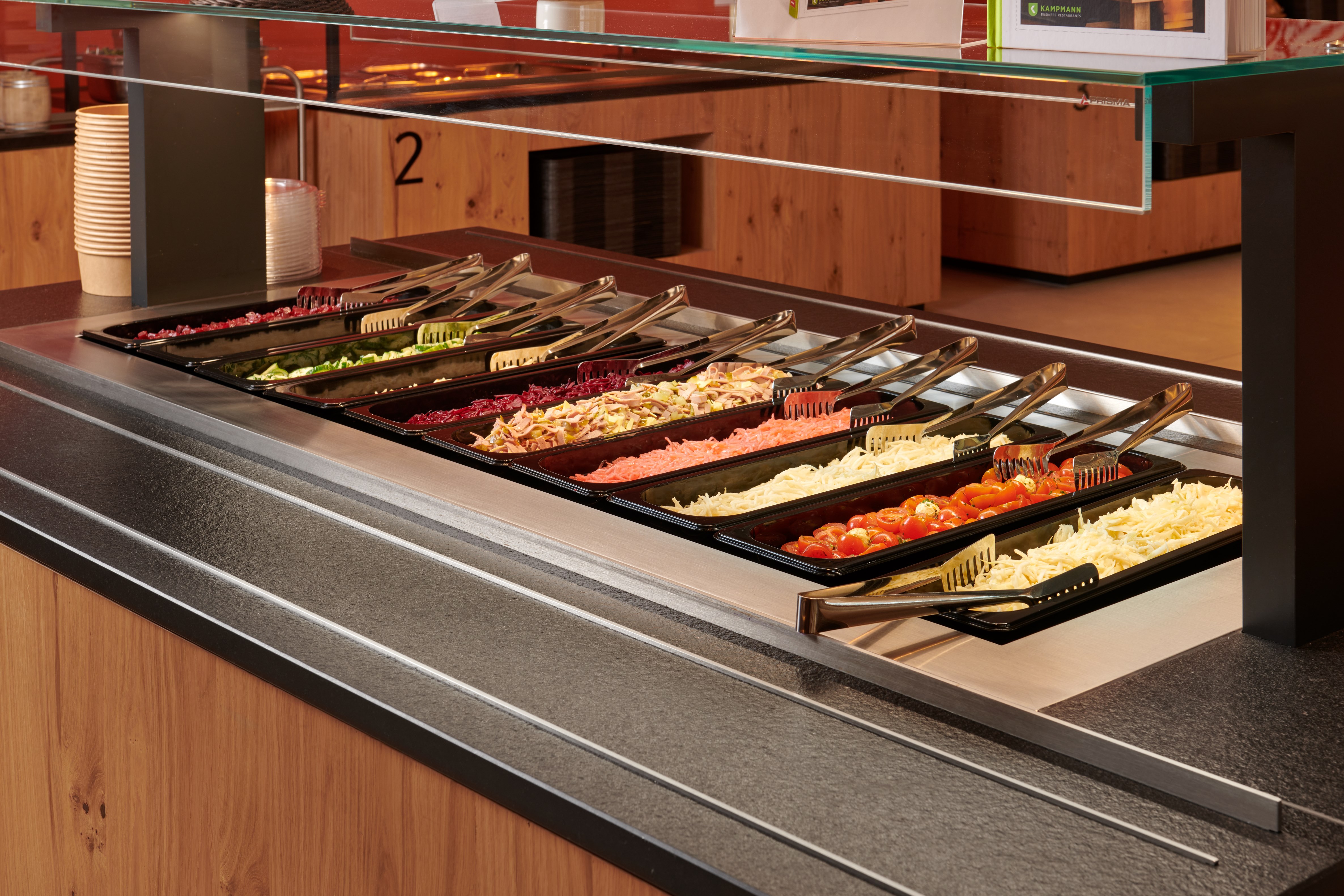COMPANY RESTAURANTS Comptoir de bar / Vitrine réfrigérée By Prisma