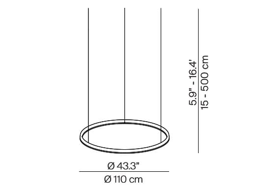 COMPENDIUM CIRCLE Pendant lamp By Luceplan