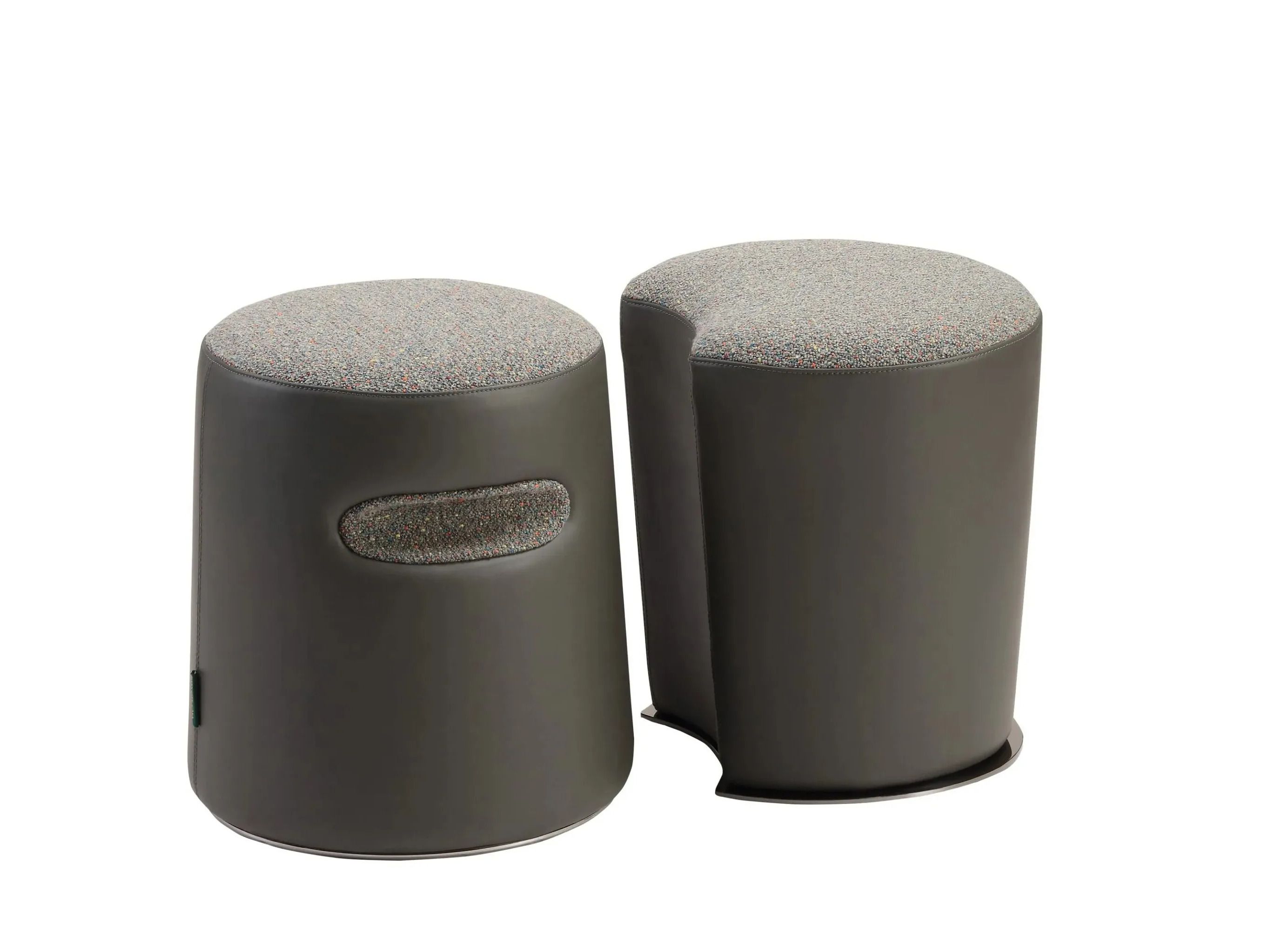 TR2302-01/02 Tea stool with fabric or leather upholstery By CONCISE HOME