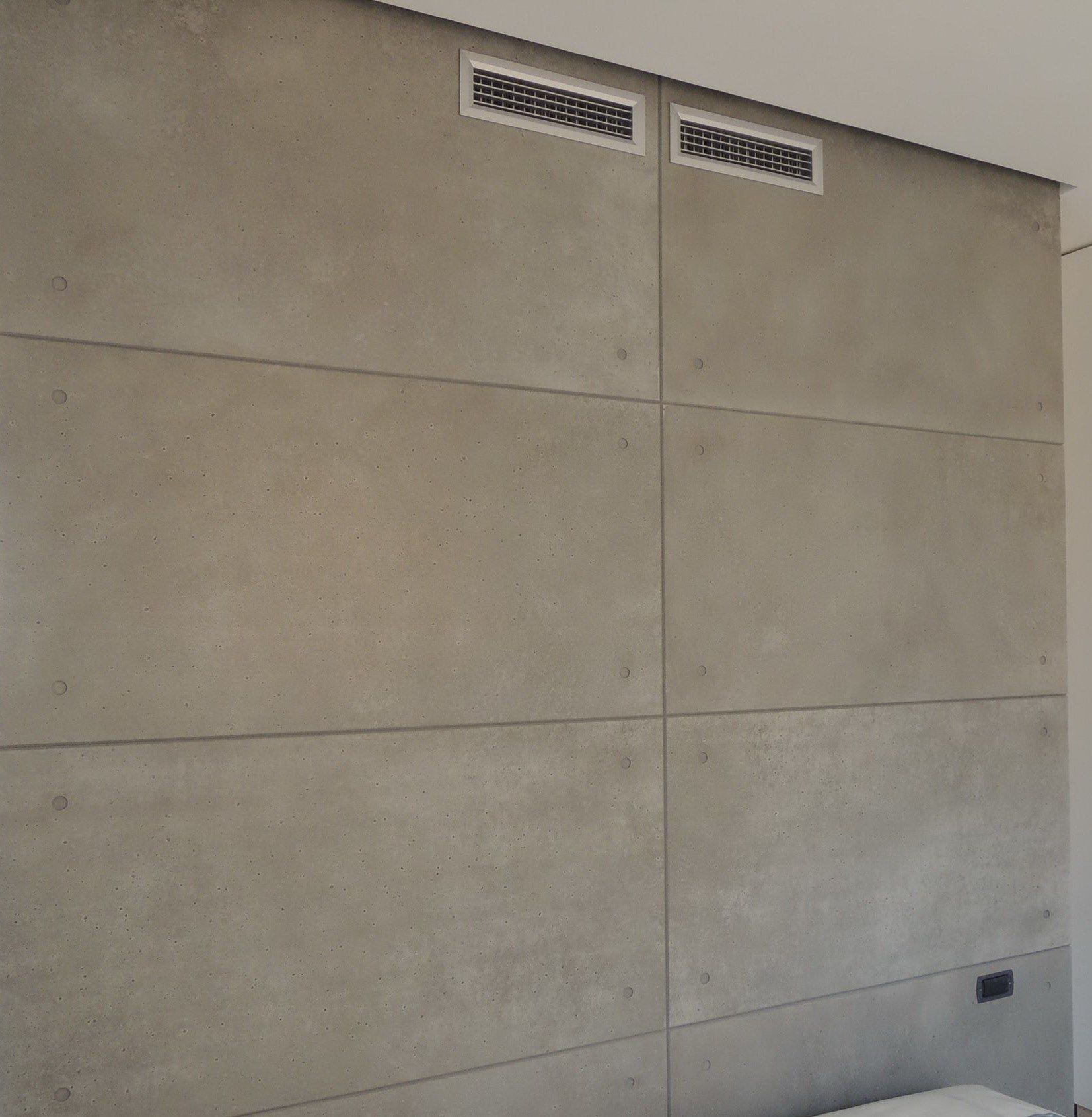 Panel with concrete effect CONCLAD® RUDE By CNC | cemento non cemento