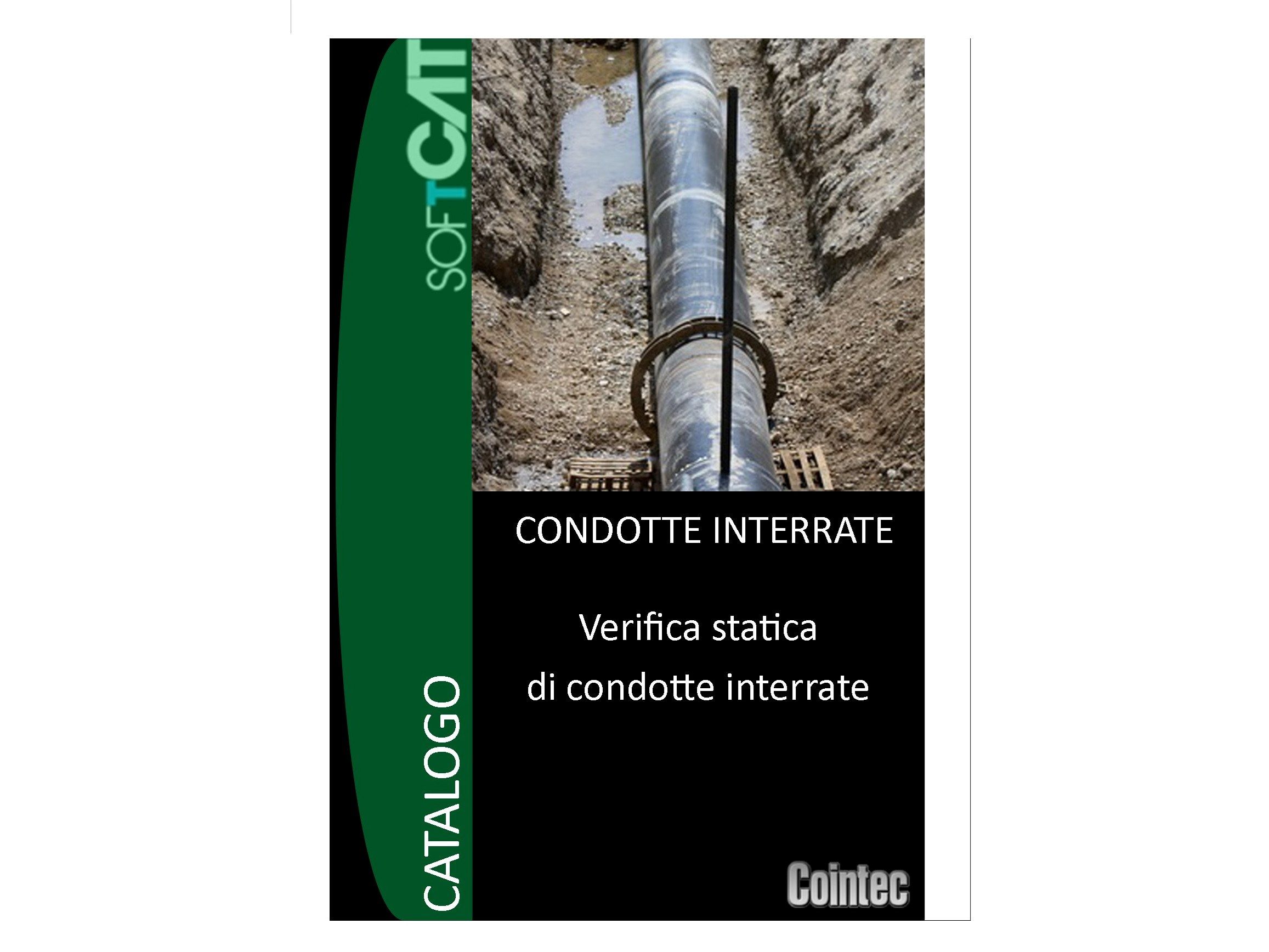 Verifica statica di condotte interrate CONDOTTE INTERRATE - COINTEC ...