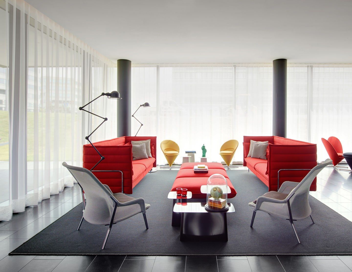 CONE CHAIR Upholstered fabric chair By Vitra | design Verner Panton