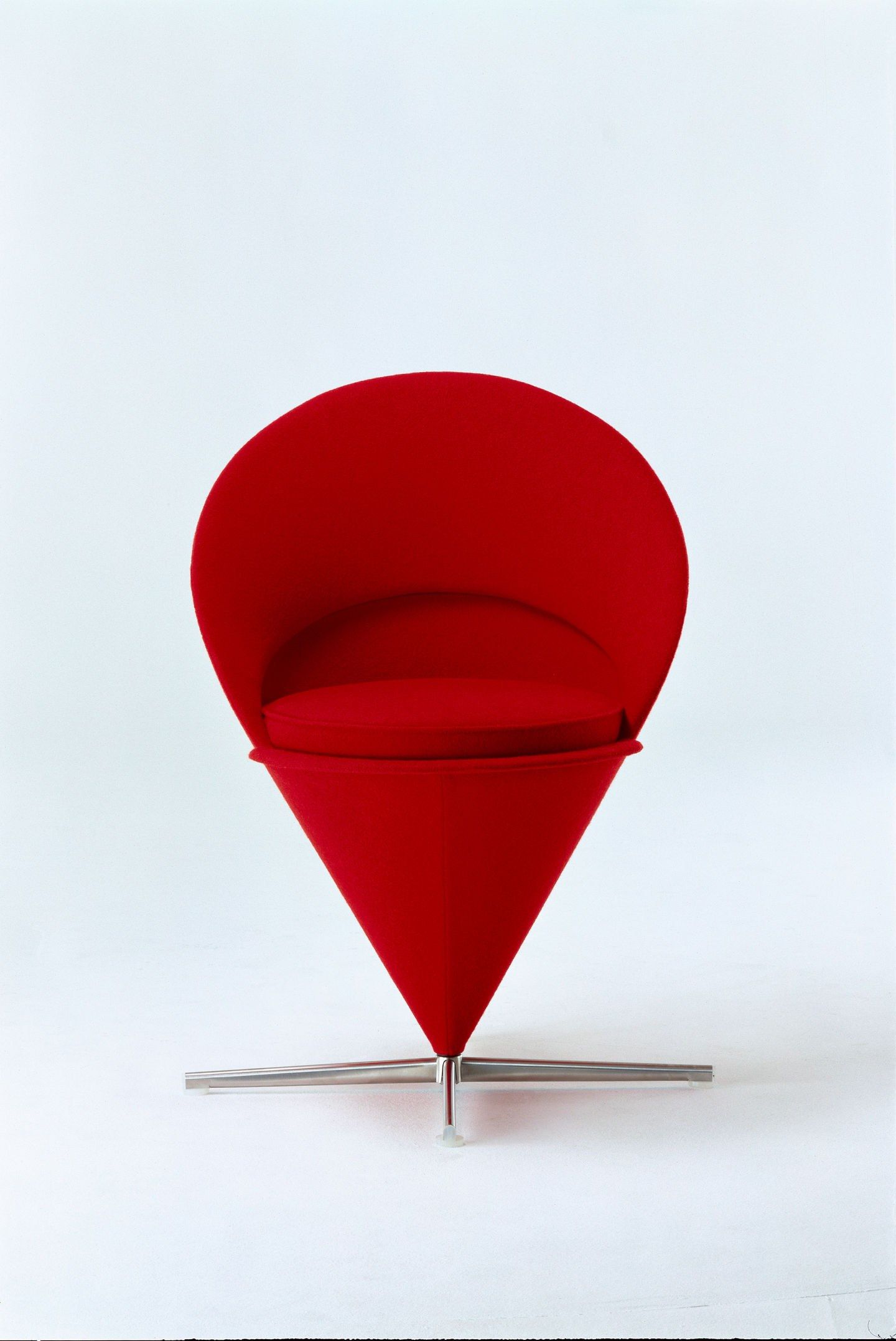 CONE CHAIR Upholstered fabric chair By Vitra | design Verner Panton