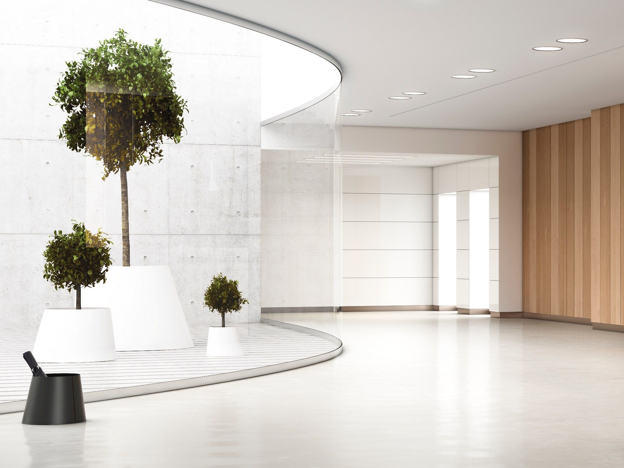 Steel plant pot CONEE_L-M By Systemtronic design Victor Carrasco