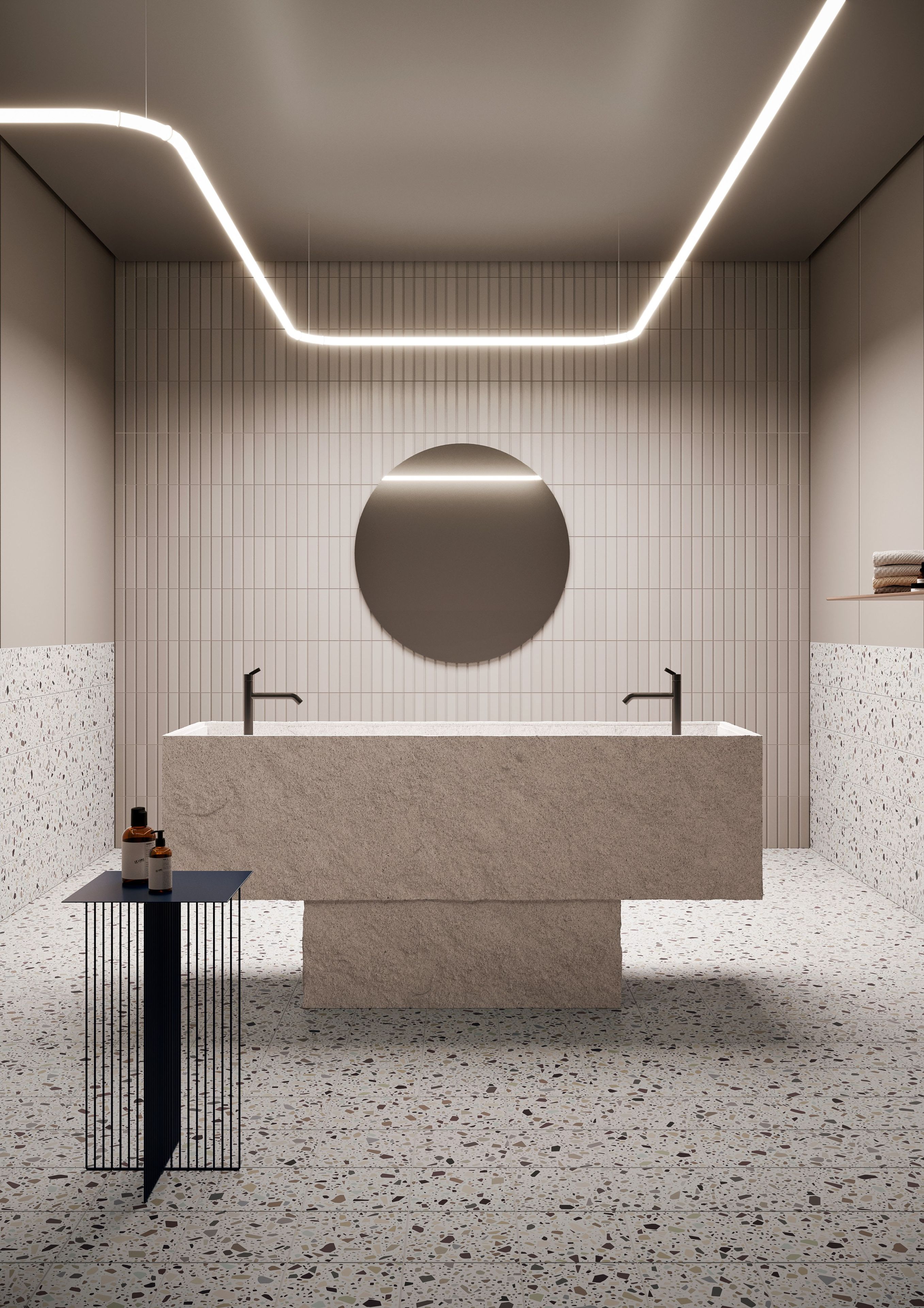 CONFETTI Porcelain stoneware wall/floor tiles terrazzo effect By ...