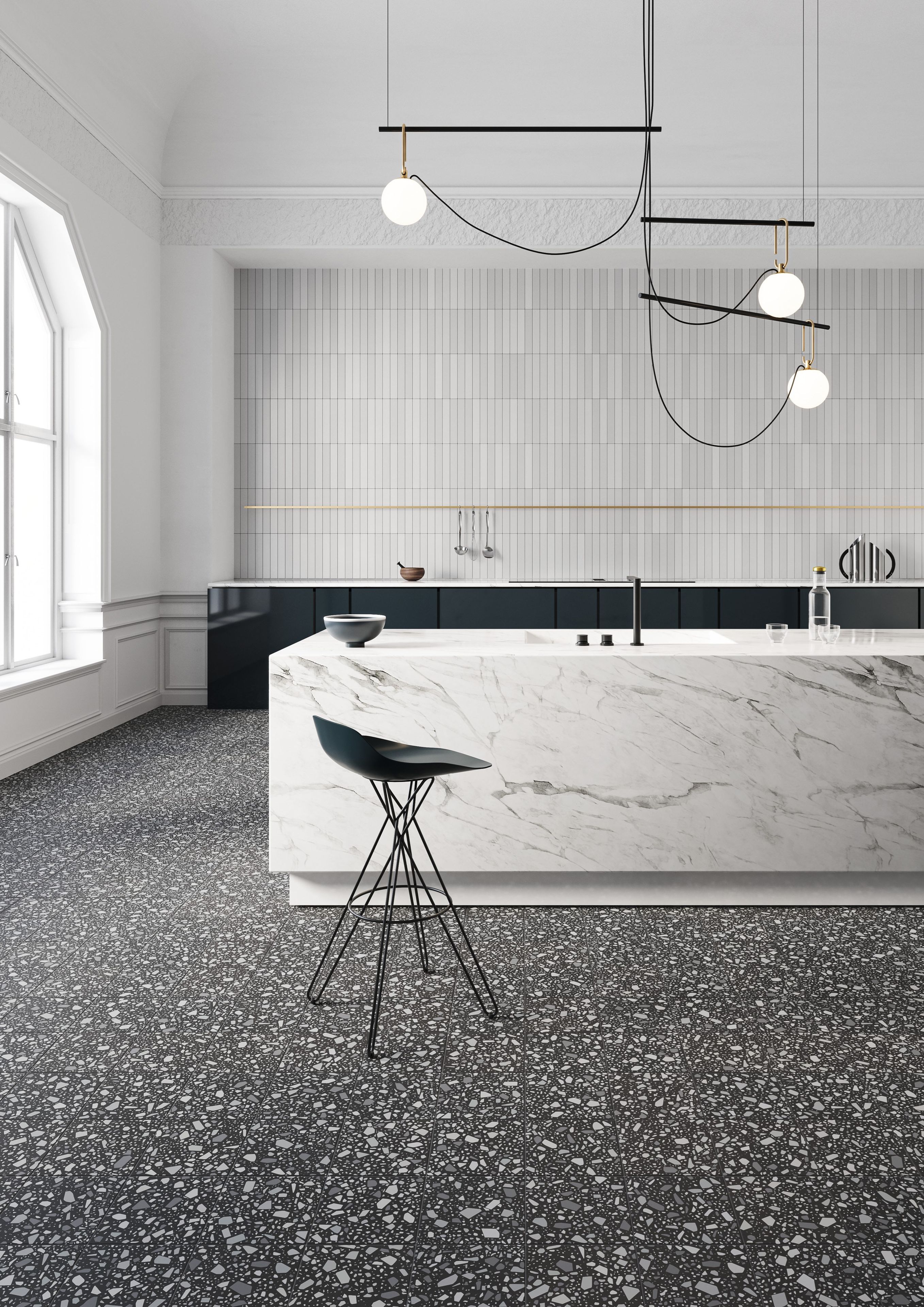 CONFETTI Porcelain stoneware wall/floor tiles terrazzo effect By ...