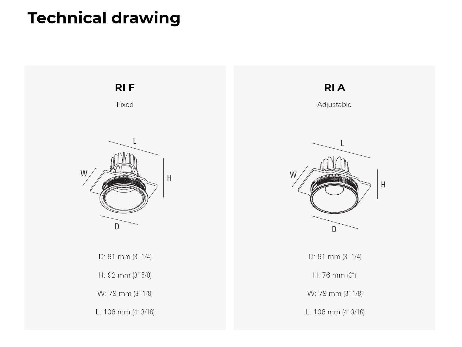 CONIC RI Spotlight By Intra lighting