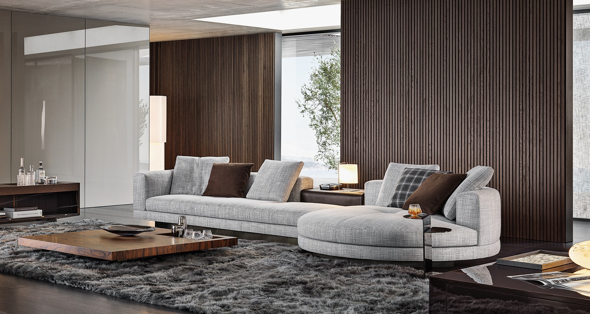 CONNERY Modular sofa By Minotti | design Rodolfo Dordoni