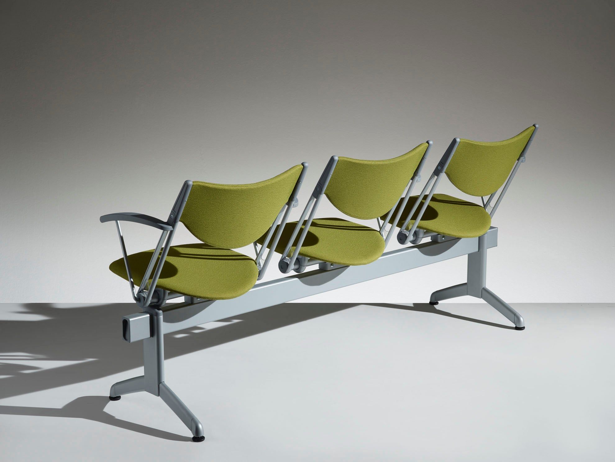 CONPASSO Wooden beam seating with tip-up seats By LAMM | design Lucci ...