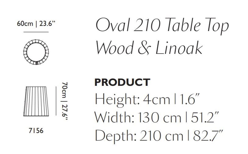 Wooden table CONTAINER TABLE BODHI OVAL 210 By moooi design Marcel Wanders