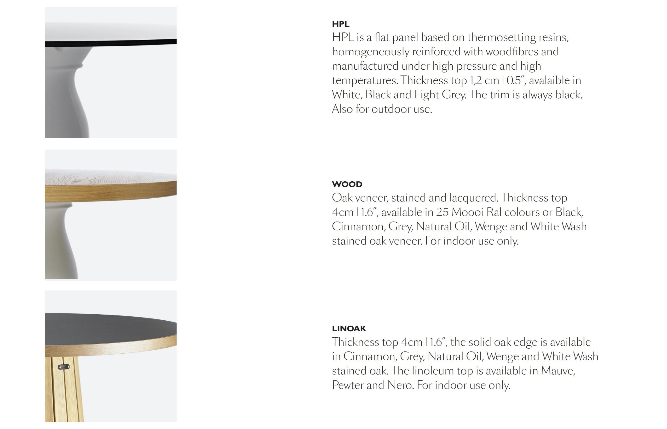 Wooden table CONTAINER TABLE BODHI OVAL 210 By moooi design Marcel Wanders