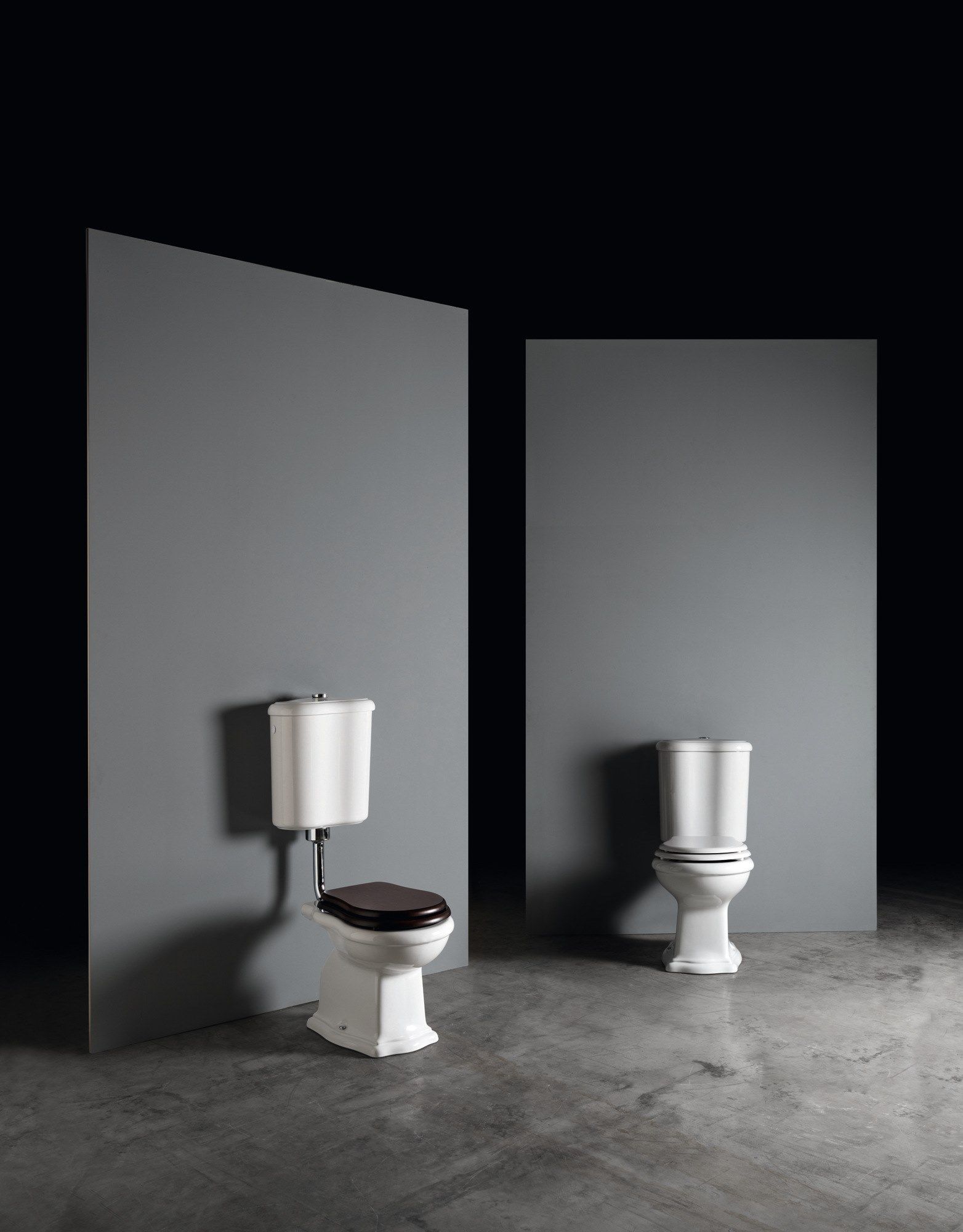 CONTEA Floor mounted ceramic toilet with external cistern By Axa ...