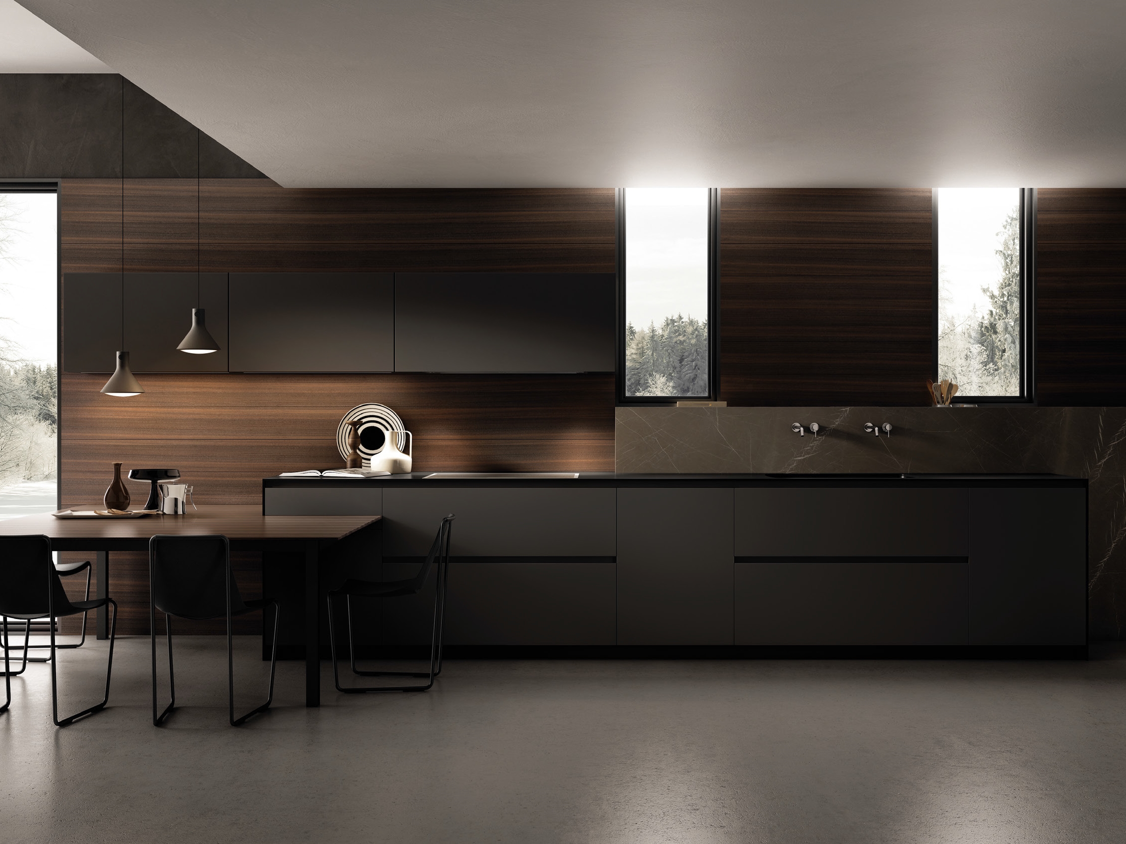 CONTEMPORA | Linear kitchen Contempora Collection By Aster Cucine ...