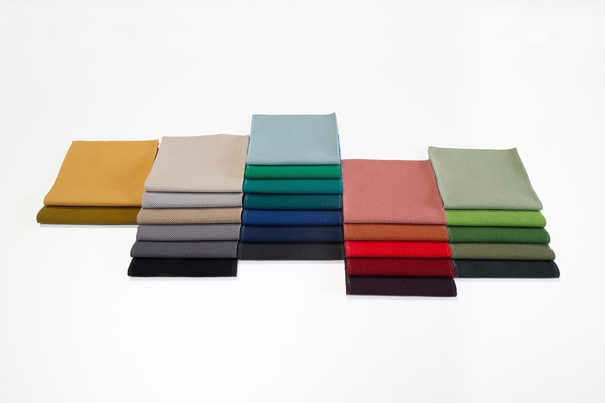 Solid-color polyester upholstery fabric CONTOUR By Gabriel