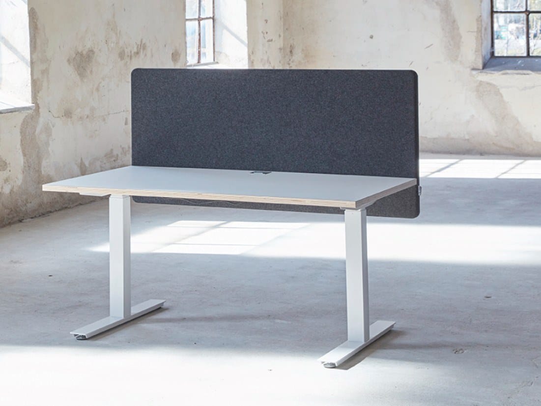 CONTRAST | Desktop partition Sound absorbing desktop partition By ...