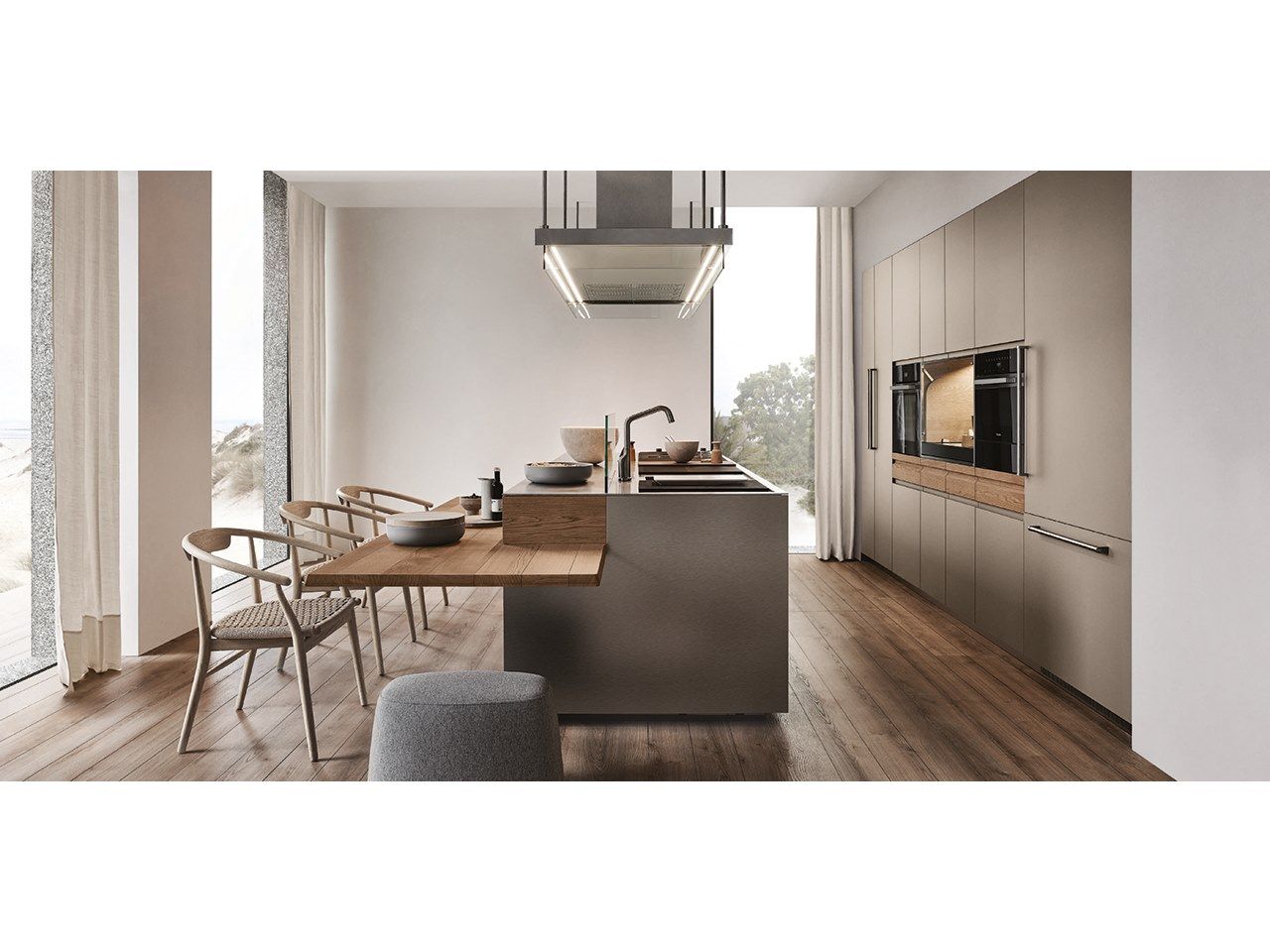 CONVIVIUM Kitchen with island By Arclinea | design Antonio Citterio