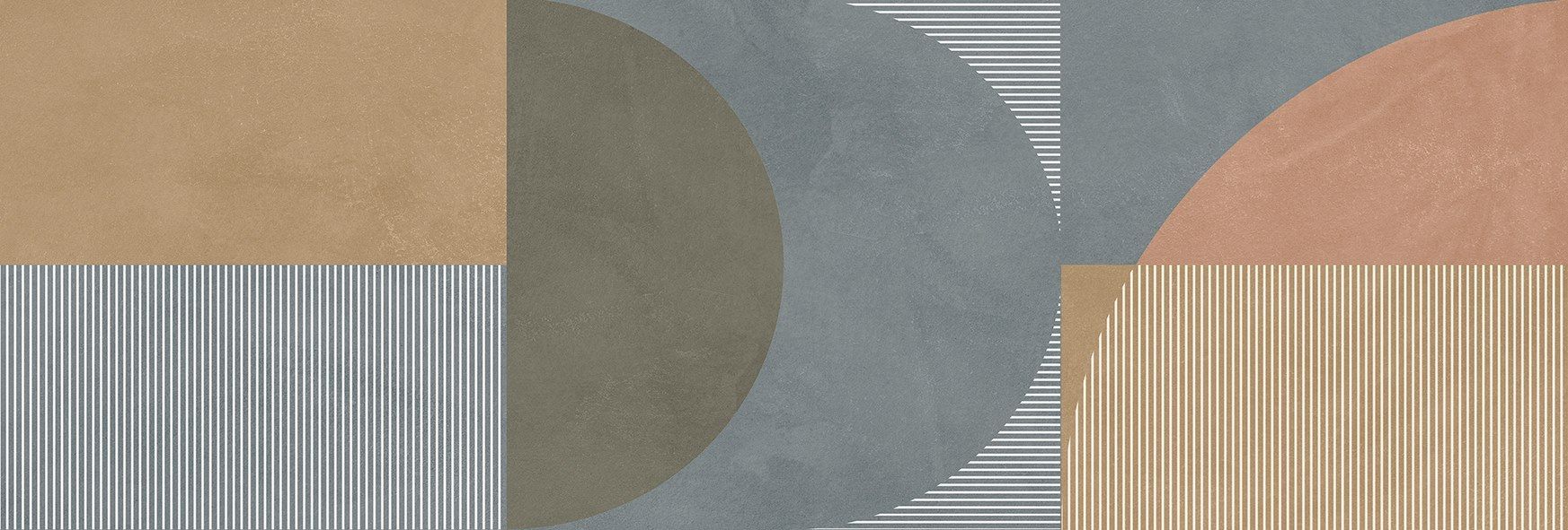 Rivestimento in gres porcellanato effetto cemento COOL CIRCLE AUTUMN ...