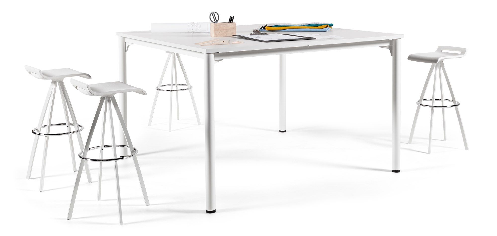 COOL E100 Square High meeting table By ACTIU