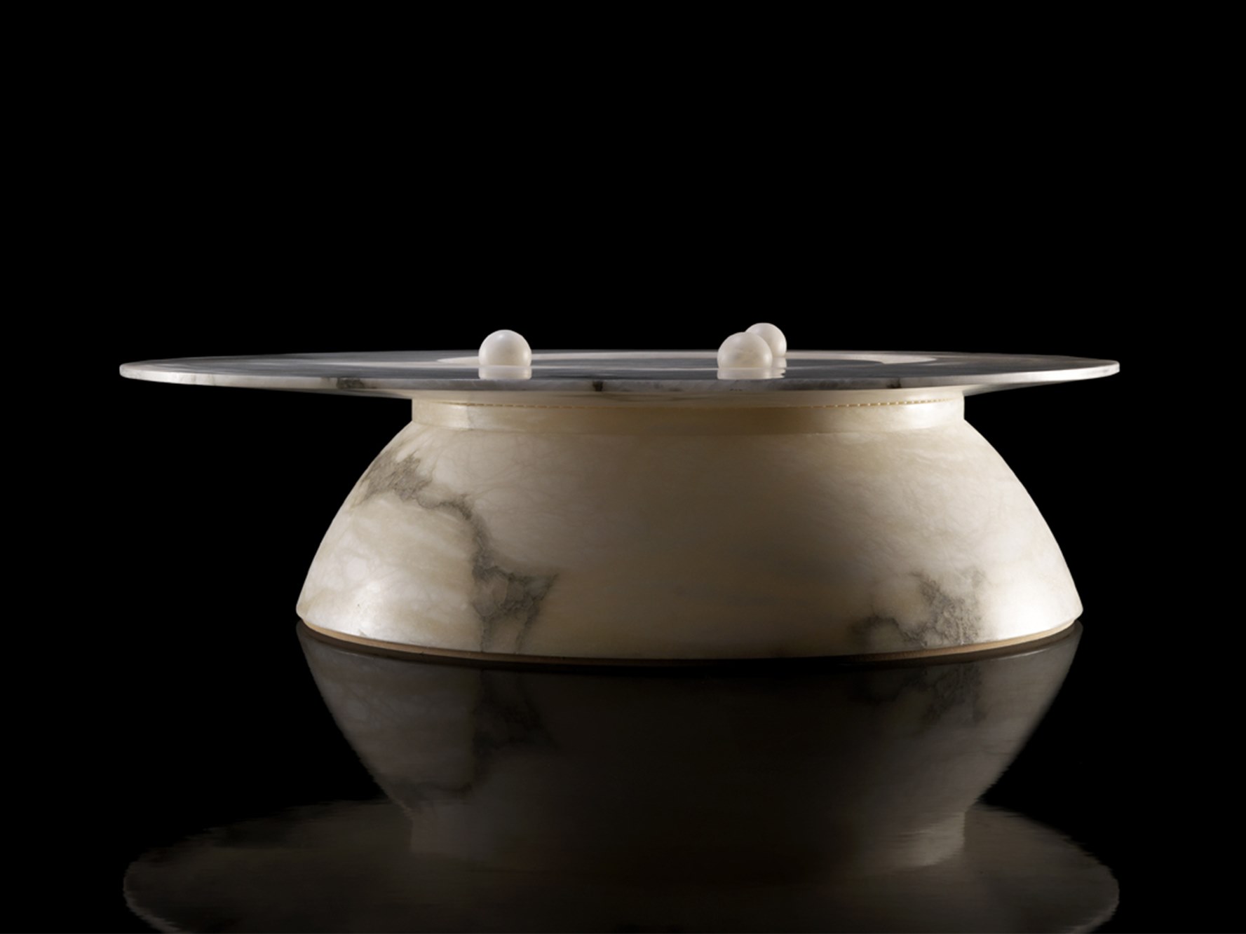 Swivel onyx coffee table COPERNICUS By Agrippa