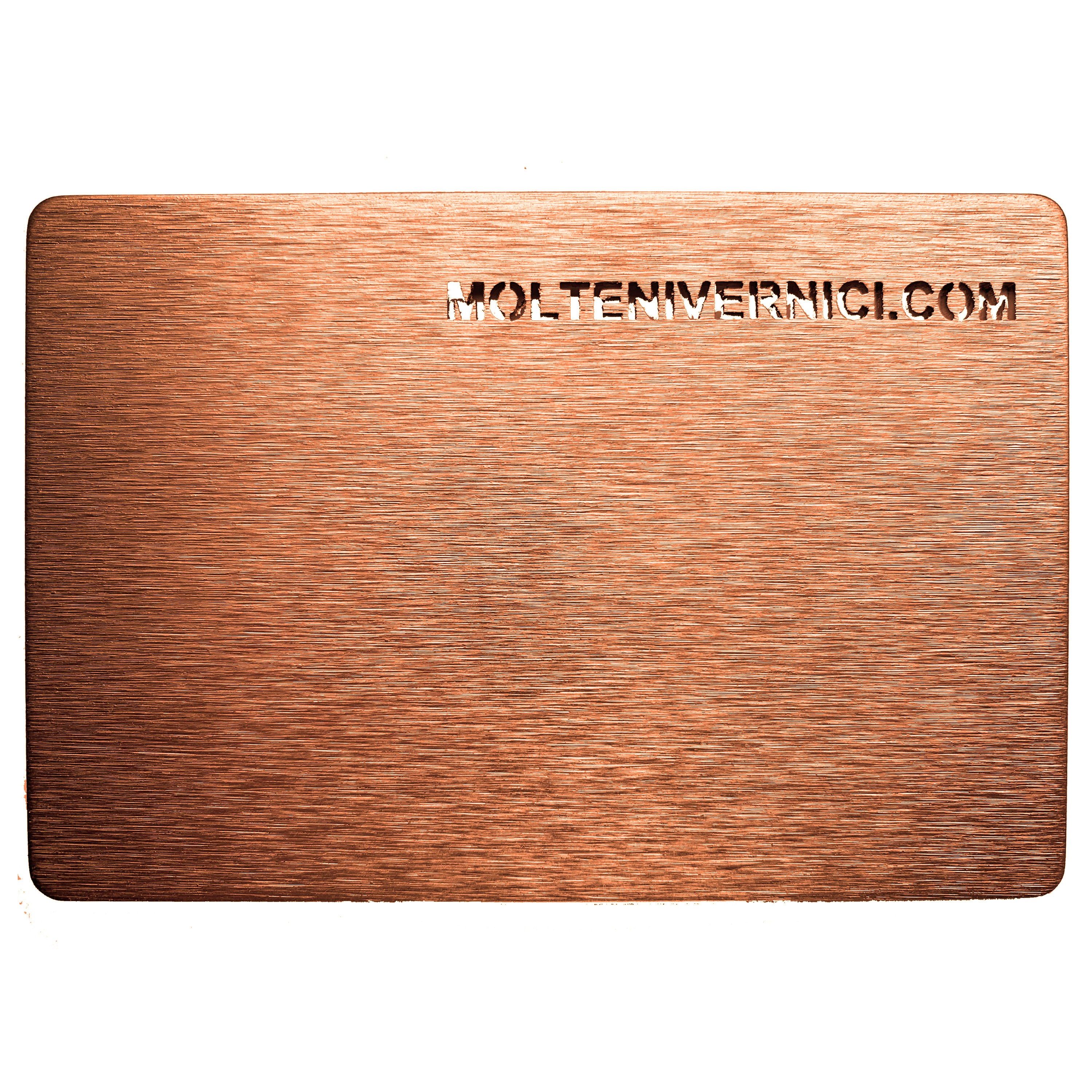Varnish effect galvanic copper COPPER By MOLTENI VERNICI