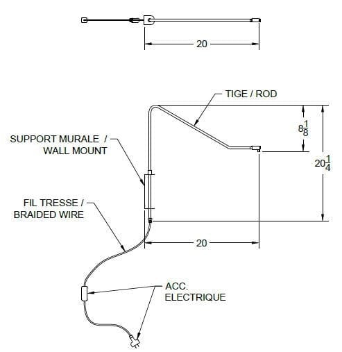 Direct light wall lamp COQUELICOT 11-LA64 Scandinave Collection By ...