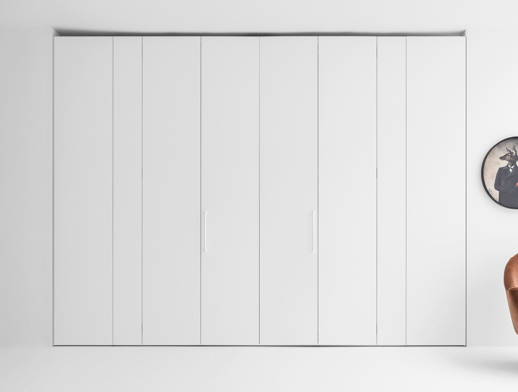 CORE | Wardrobe with folding doors By Caccaro design R&S Caccaro