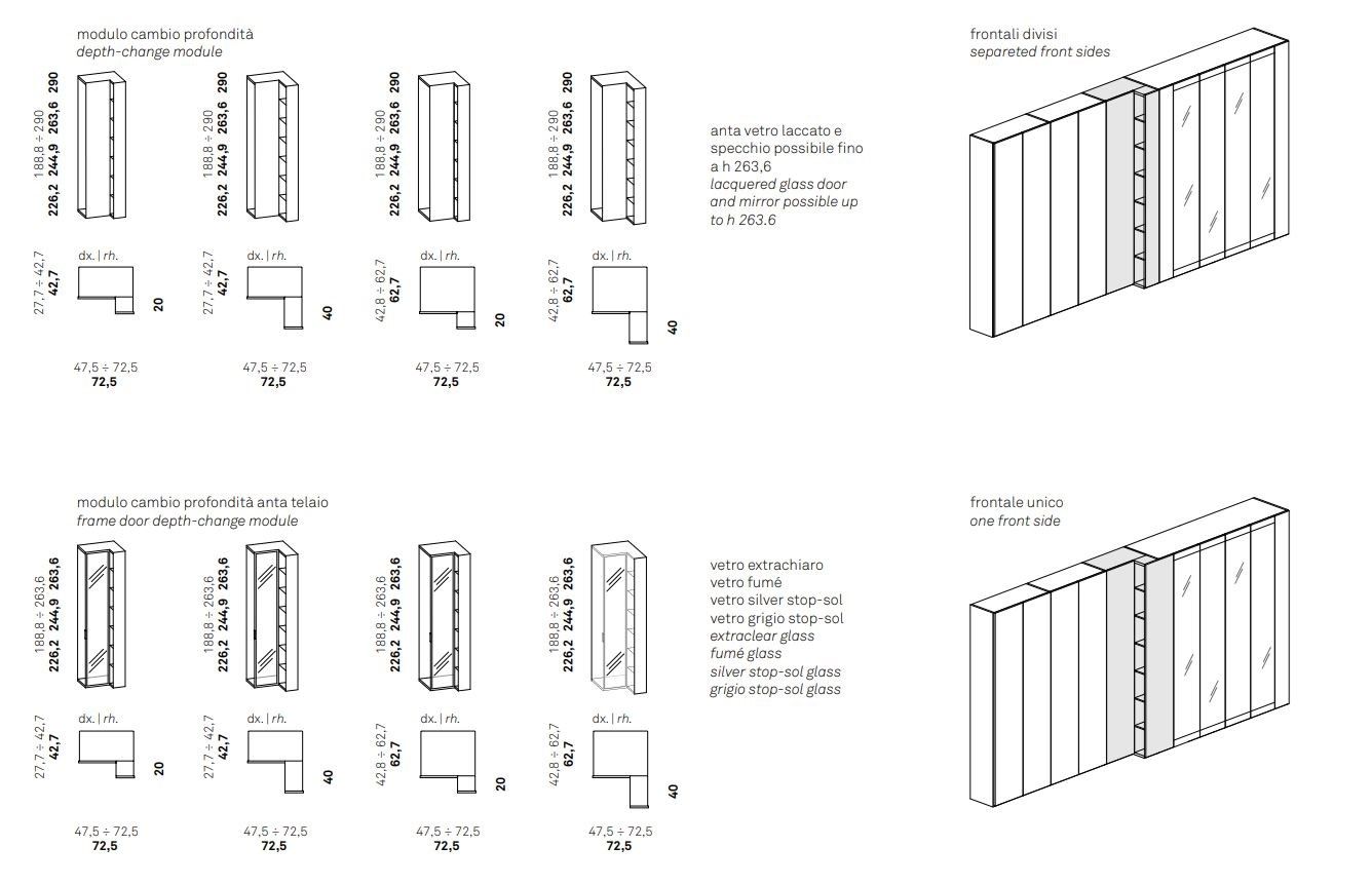 CORE | Wooden wardrobe By Caccaro design R&S Caccaro