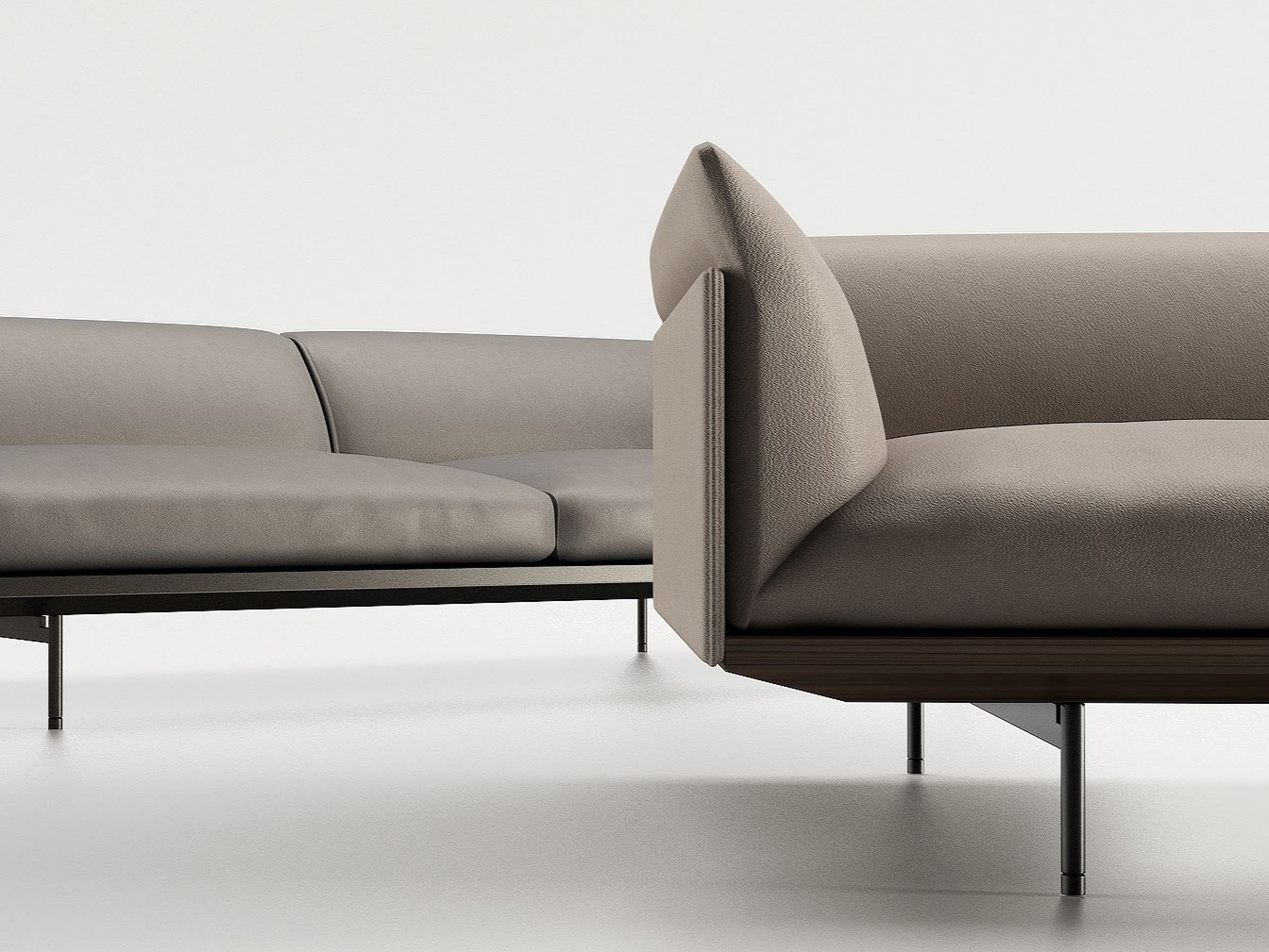 CORIO Fabric sofa By ENNE | design Christophe Pillet
