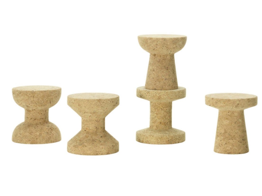 Cork stool / coffee table CORK E Cork Family Collection By Vitra design ...