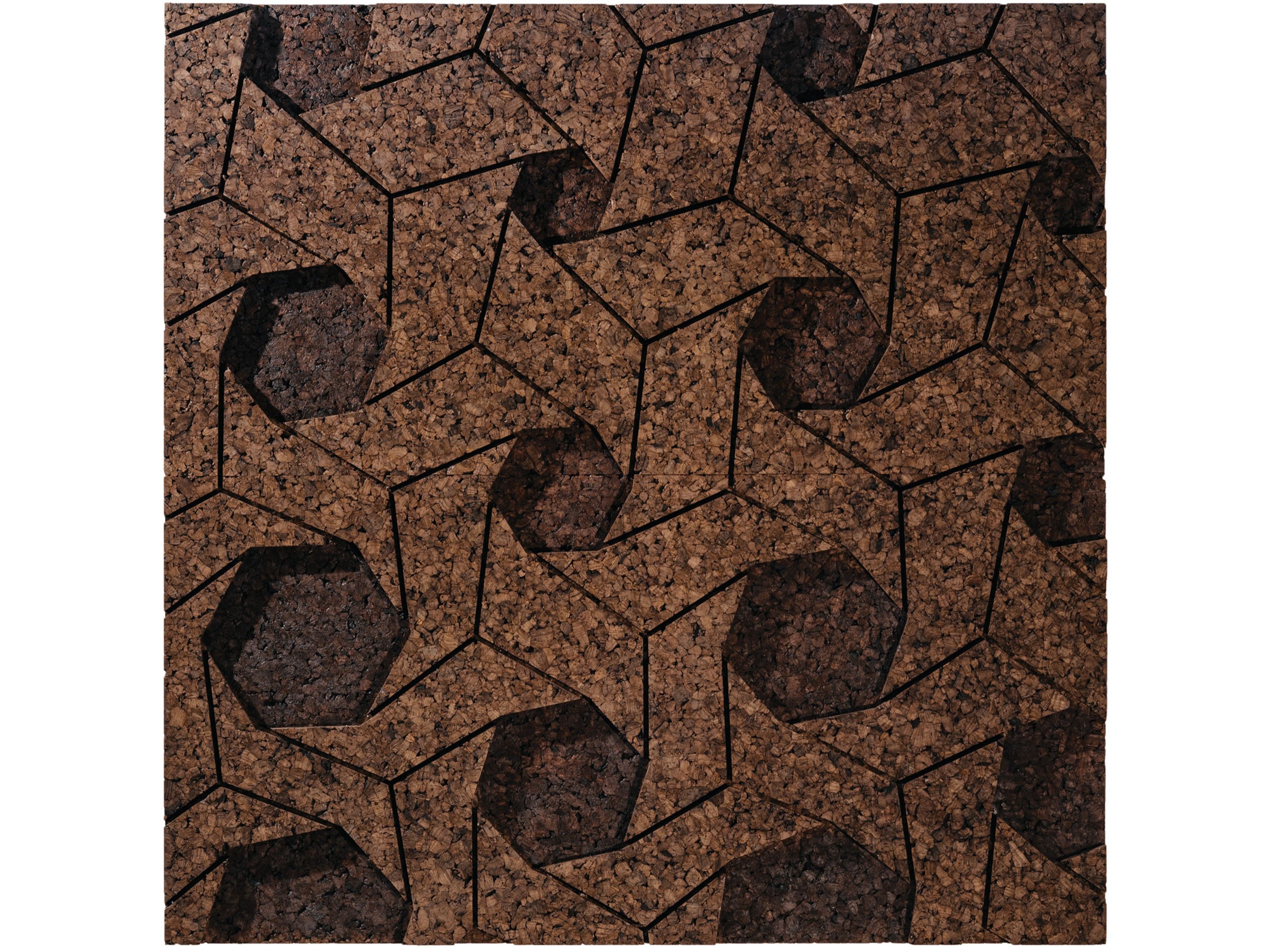 CORKMETAMORPH Cork wall tiles By GENCORK | design DIGITALAB