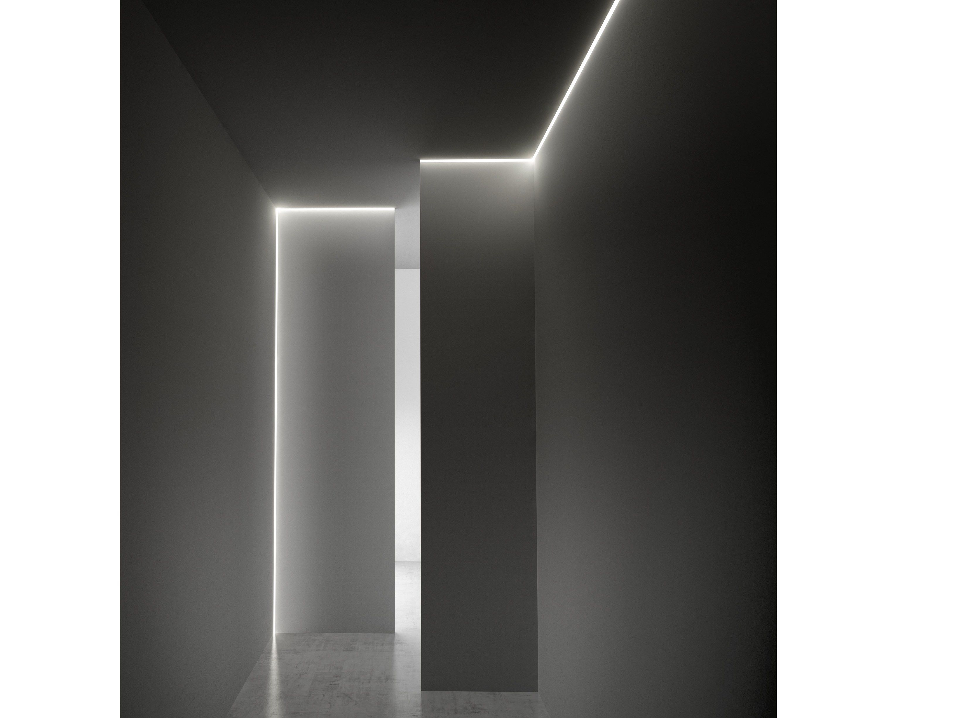 CORNER Linear lighting profile By PANZERI