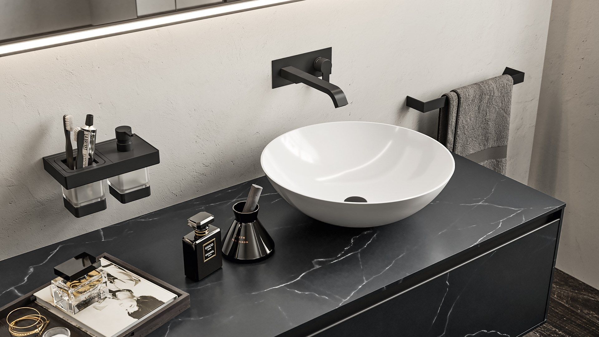 CORRETTO - Composition 5 Waschtischunterschrank By INDA®